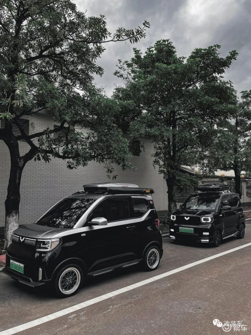 黑武士五菱宏光MINIEV GB领衔，迷你小车也如此酷帅_易车