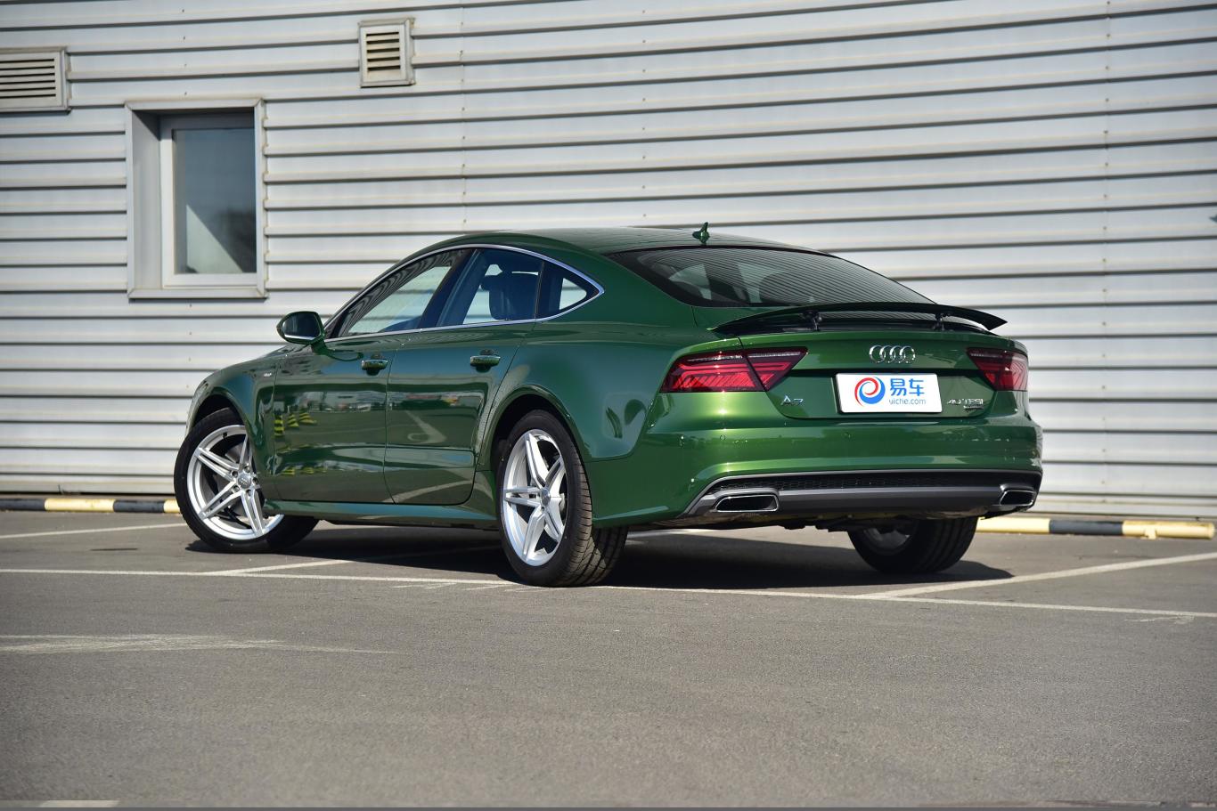 【奥迪A740 TFSI quattro 技术版侧后45度车头向左水平图片-汽车图片大全】-易车