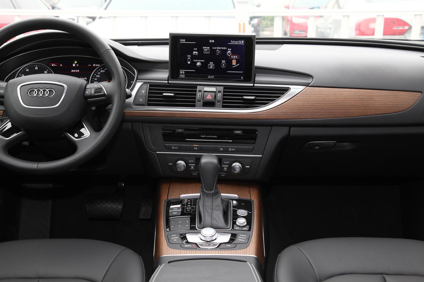 【奥迪A6L30周年纪念版 30 FSI 风尚版中控台整体图片-汽车图片大全】-易车