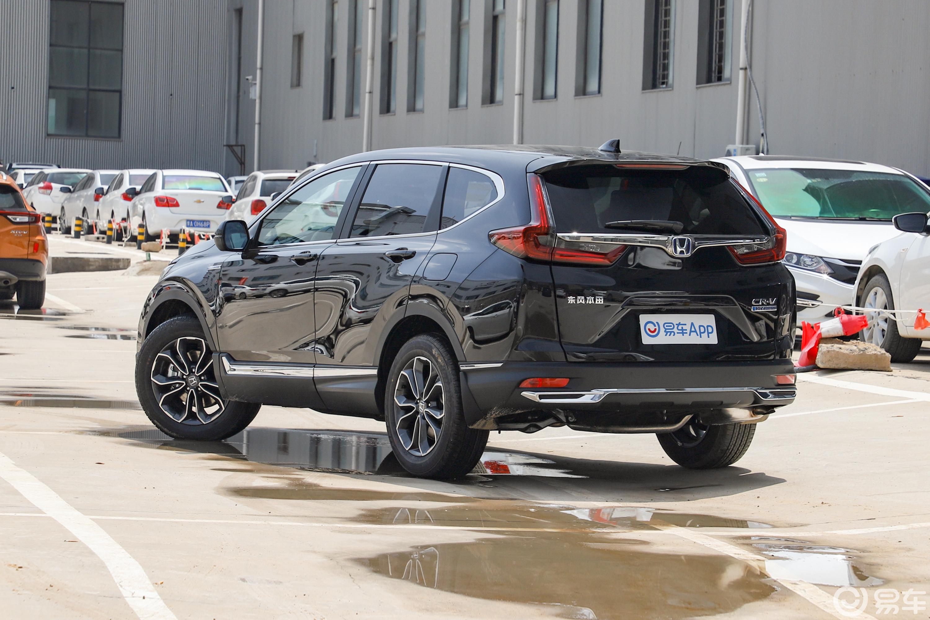 【本田CR-V锐·混动 2.0L 两驱 净驰版侧后45度车头向左水平图片-汽车图片大全】-易车