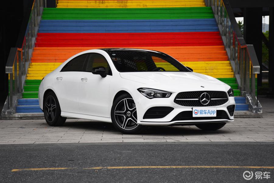 【奔驰CLA级2020款CLA 260 4MATIC侧前45度车头向右水平汽车图片-汽车图片大全】-易车