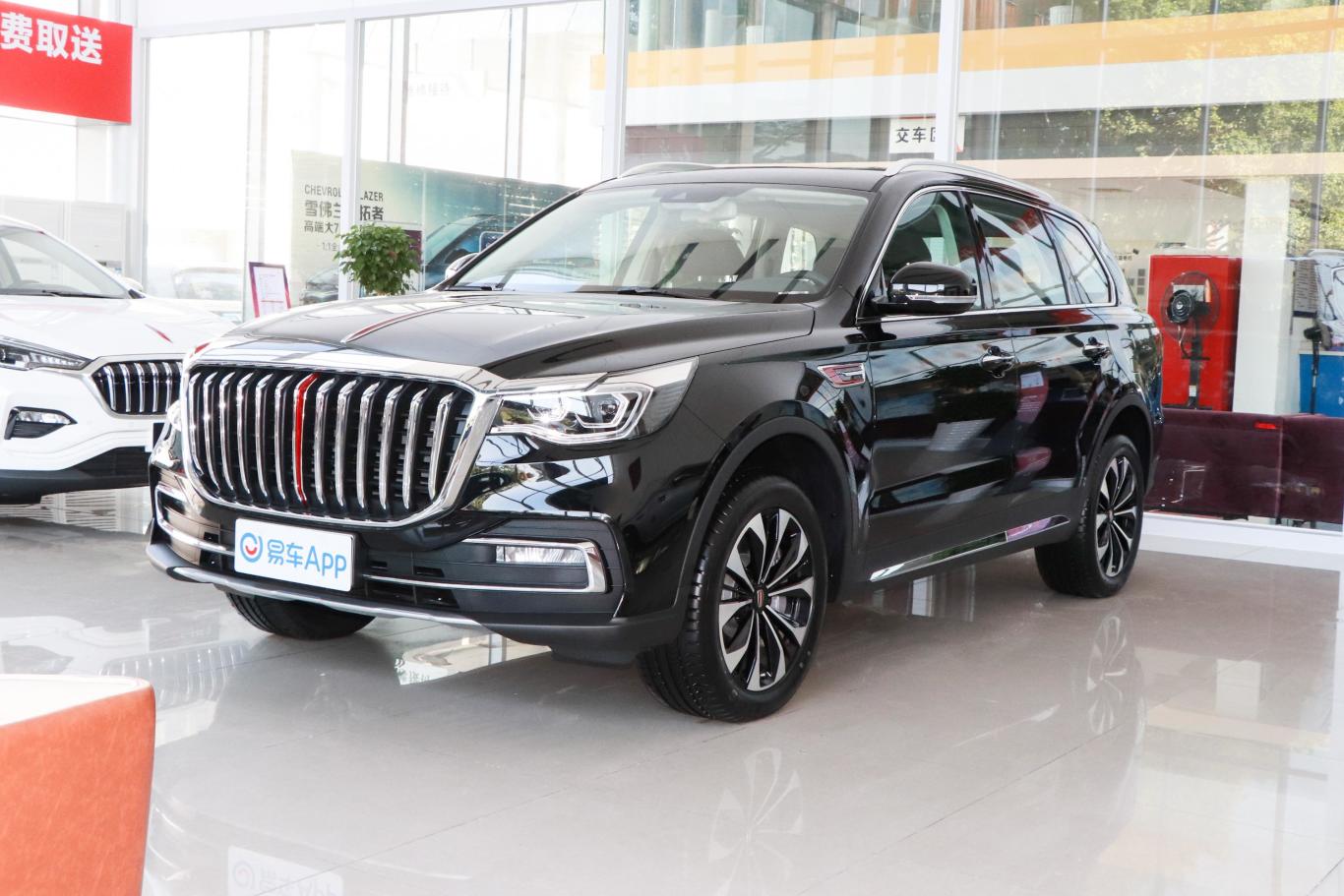 【红旗HS73.0T 手自一体 四驱 智联旗悦版侧前45度车头向左水平图片-汽车图片大全】-易车