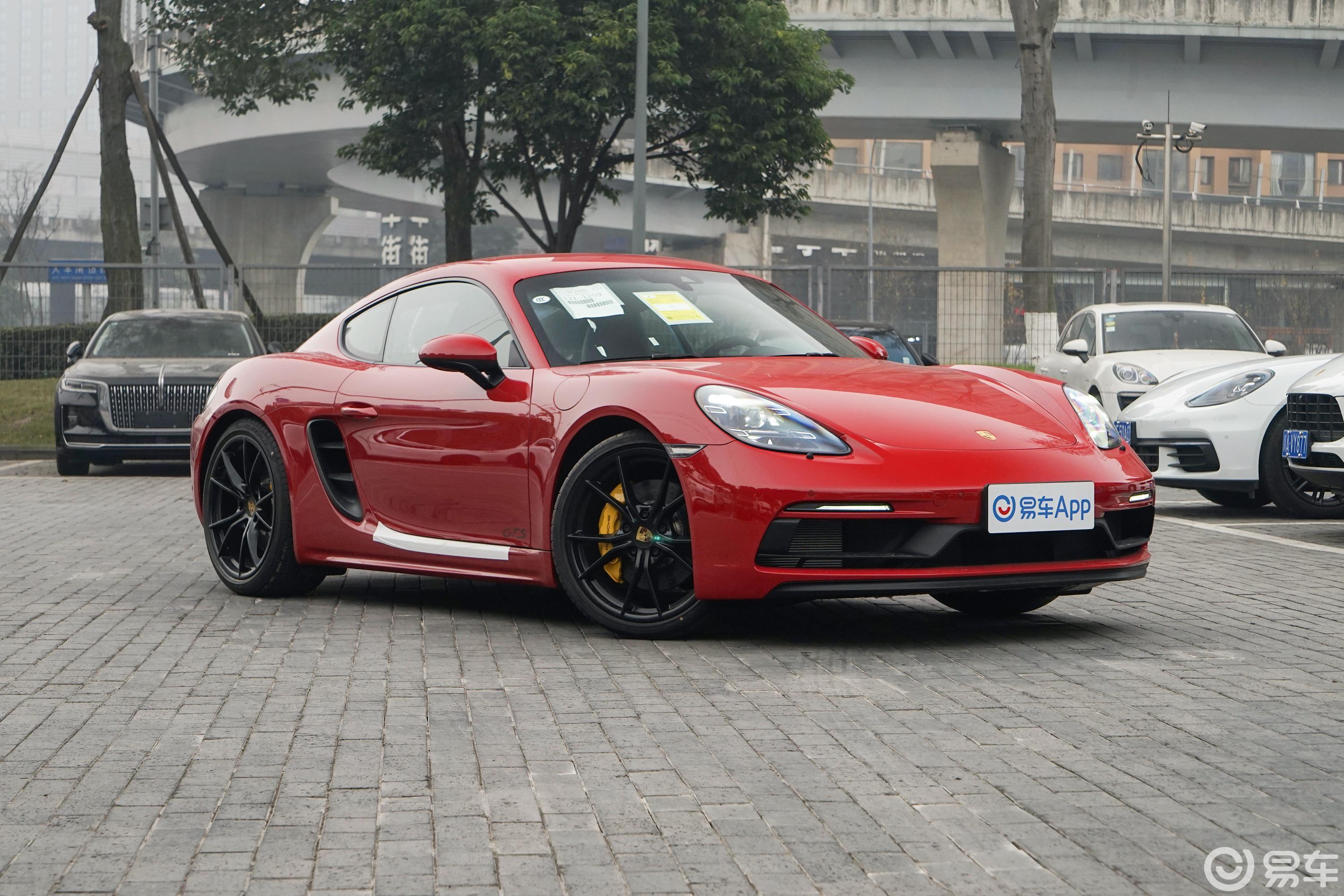 【保时捷718Cayman GTS 2.5T侧前45度车头向右水平图片-汽车图片大全】-易车