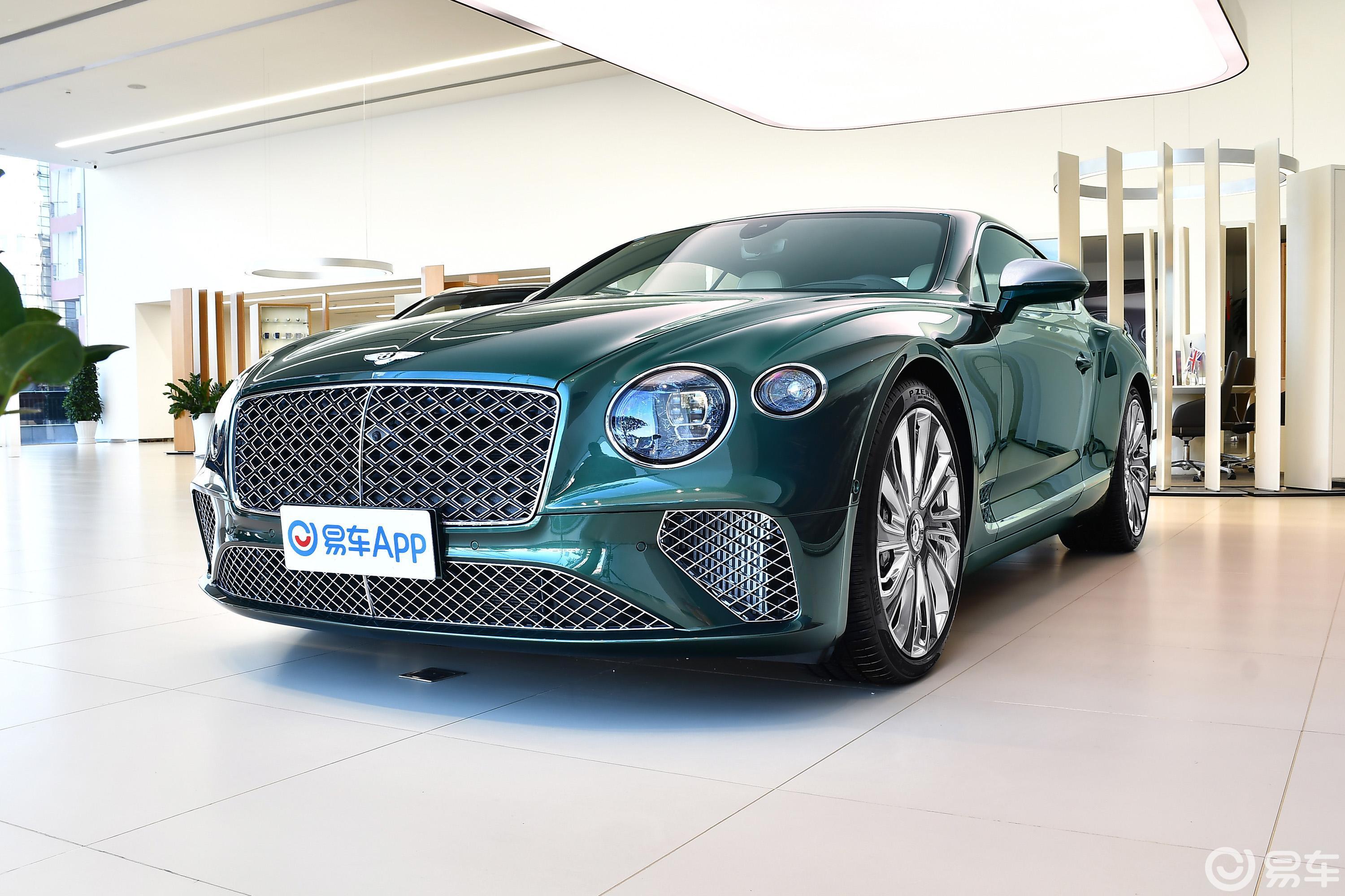 【欧陆GT 4.0T V8 Mulliner侧前45度车头向左水平图片-汽车图片大全】-易车