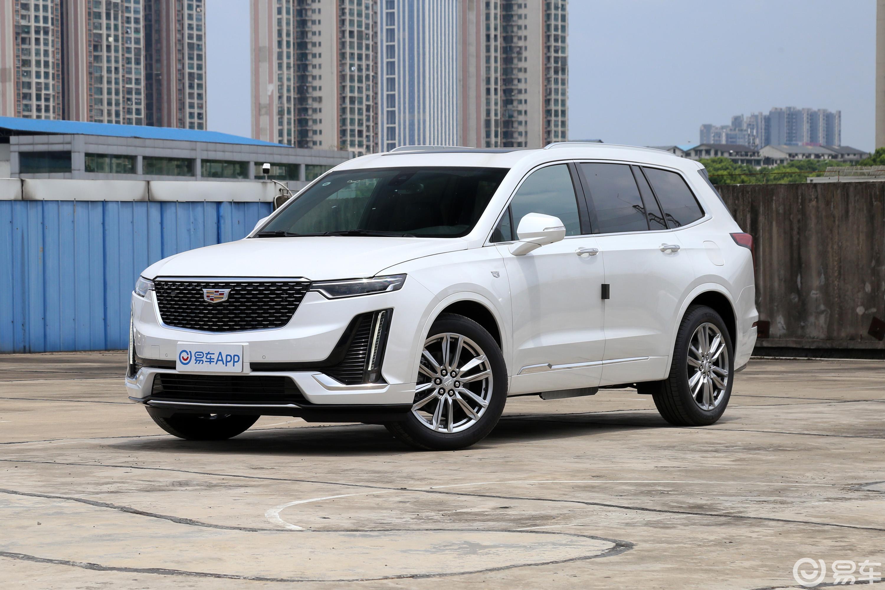 【凯迪拉克XT6轻混 2.0T 两驱豪华型 6座侧前45度车头向左水平图片-汽车图片大全】-易车