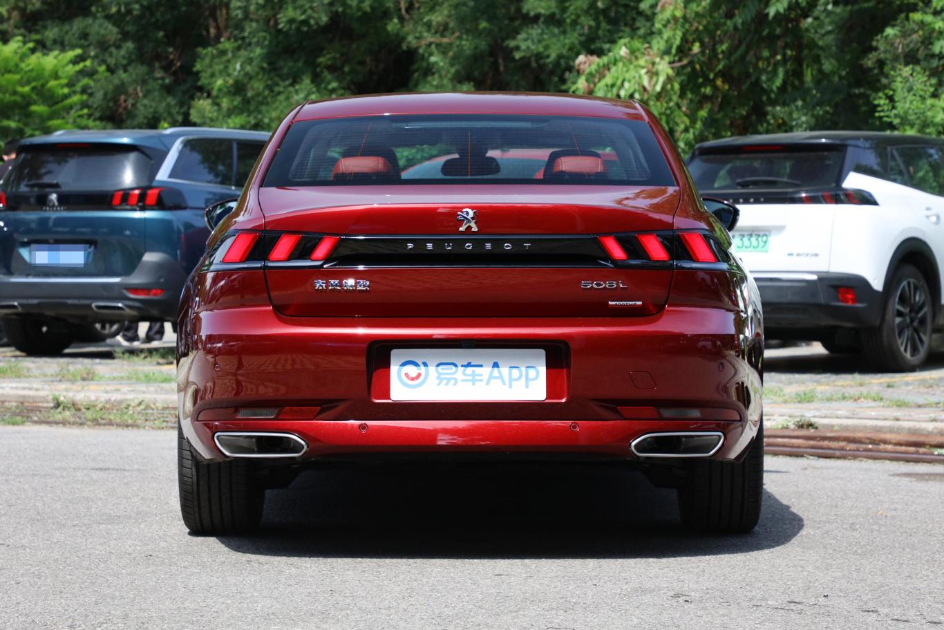 【标致508L400THP 激情版正后水平图片-汽车图片大全】-易车