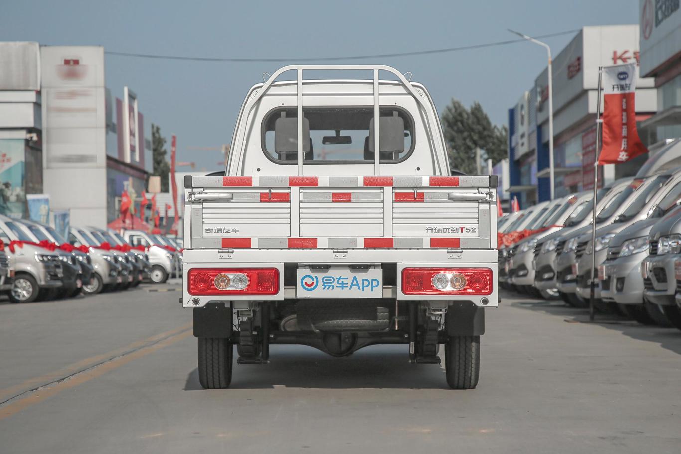 【优劲T521.5L 双排普货 舒适型DAM15KR正后水平图片-汽车图片大全】-易车