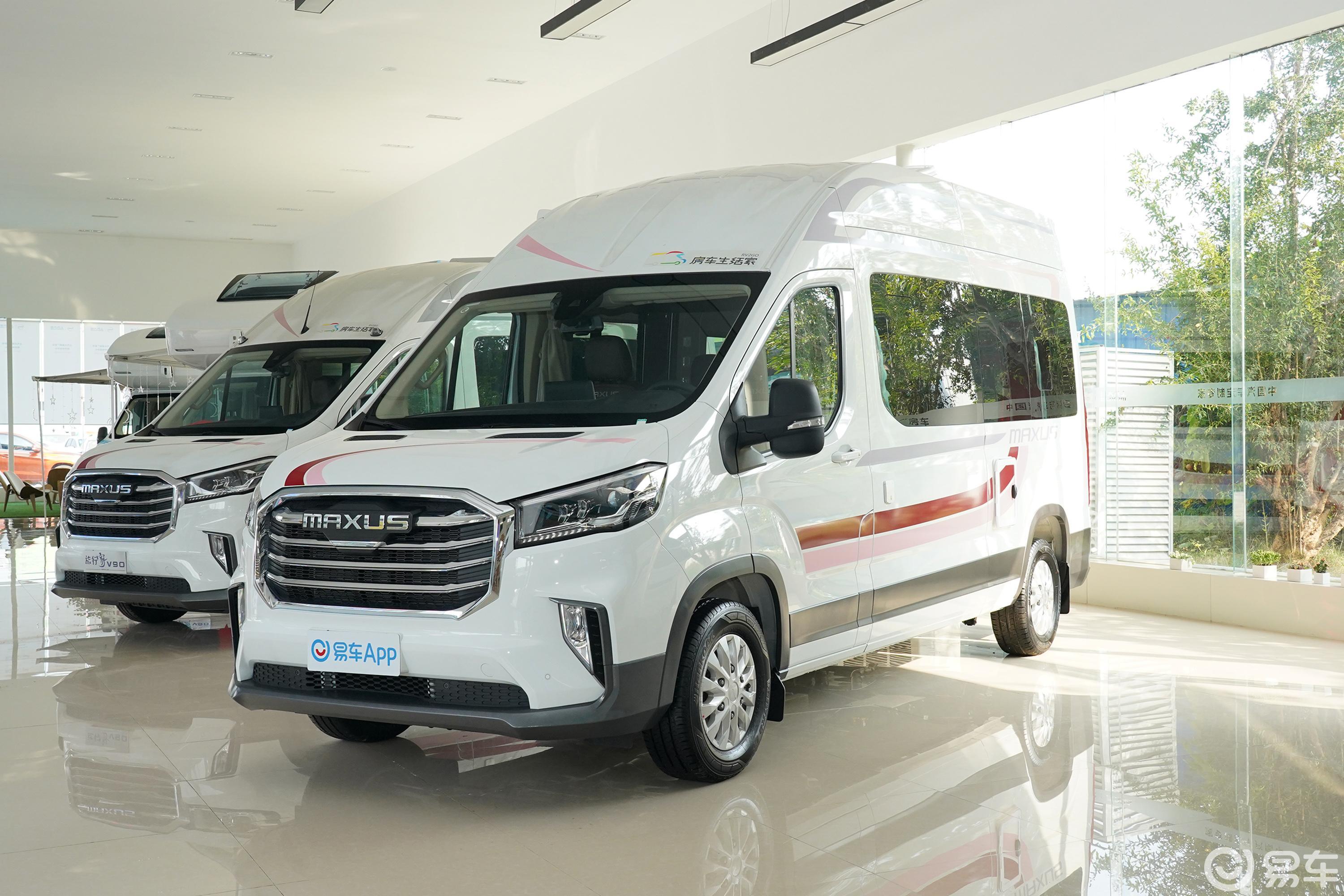 【上汽大通MAXUS V90房车旅行家V90 2.0T 自动 横床豪华版侧前45度车头向左水平图片-汽车图片大全】-易车