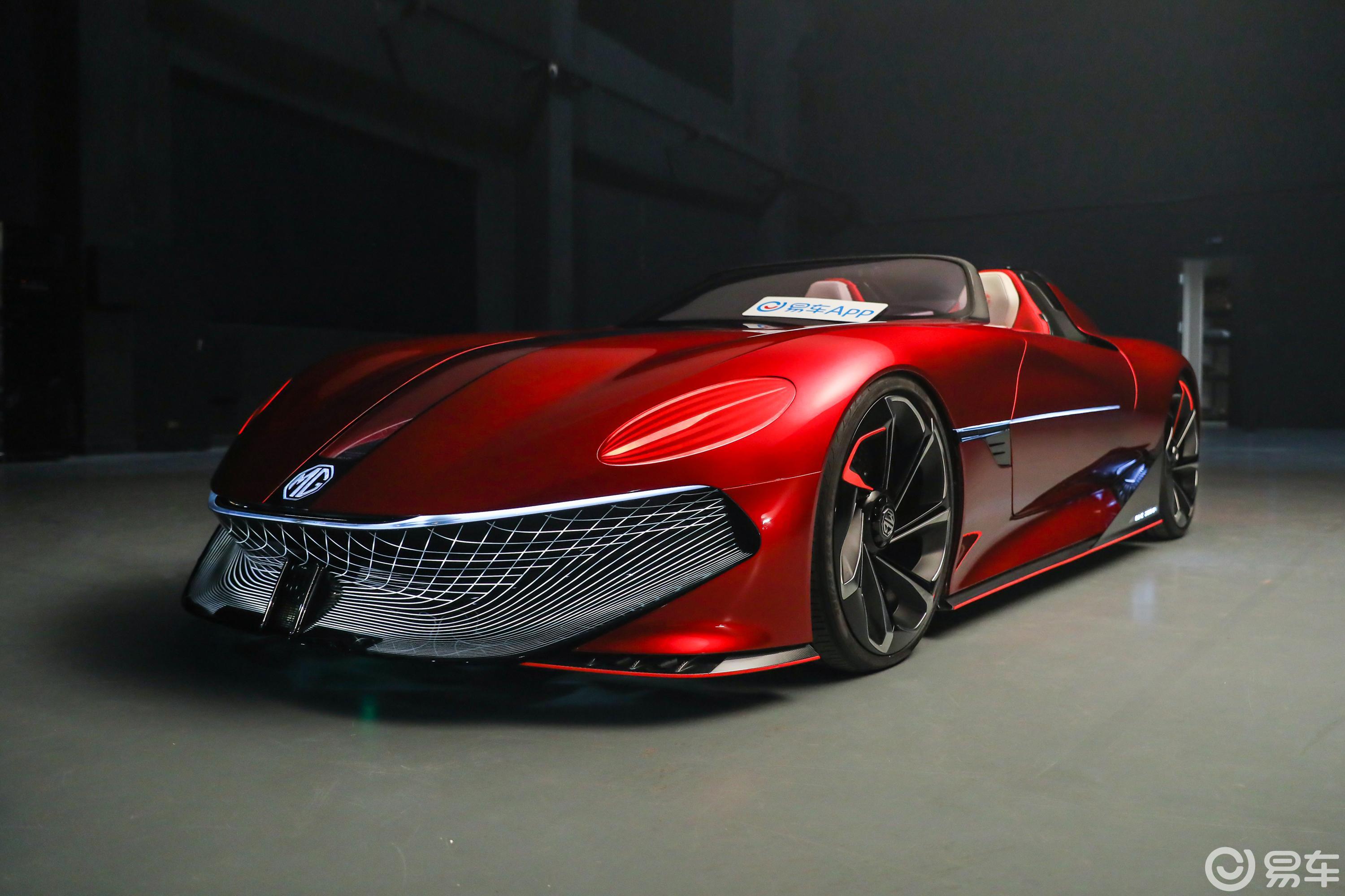 【MG Cyberster顶配版侧前45度车头向左水平图片-汽车图片大全】-易车