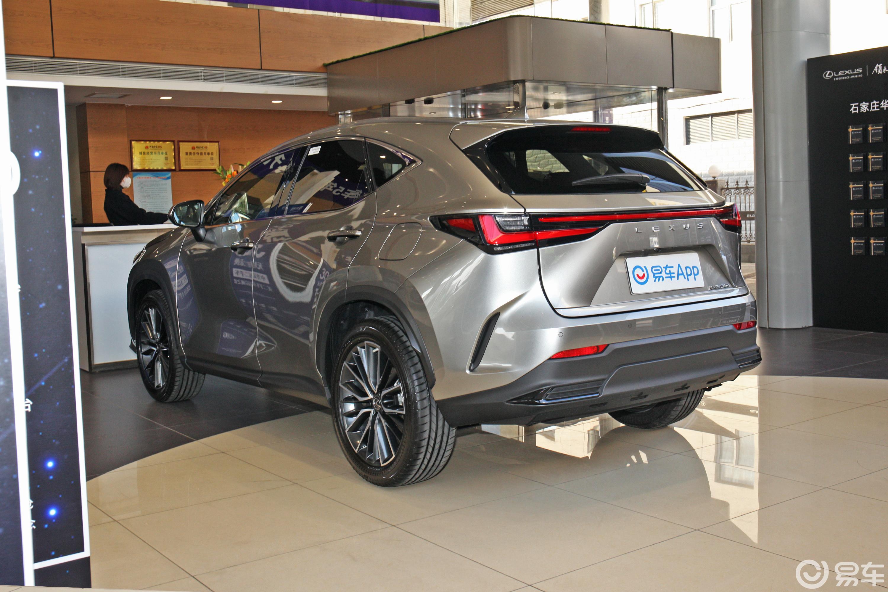 【雷克萨斯NX350h 两驱 创享版侧后45度车头向左水平图片-汽车图片大全】-易车