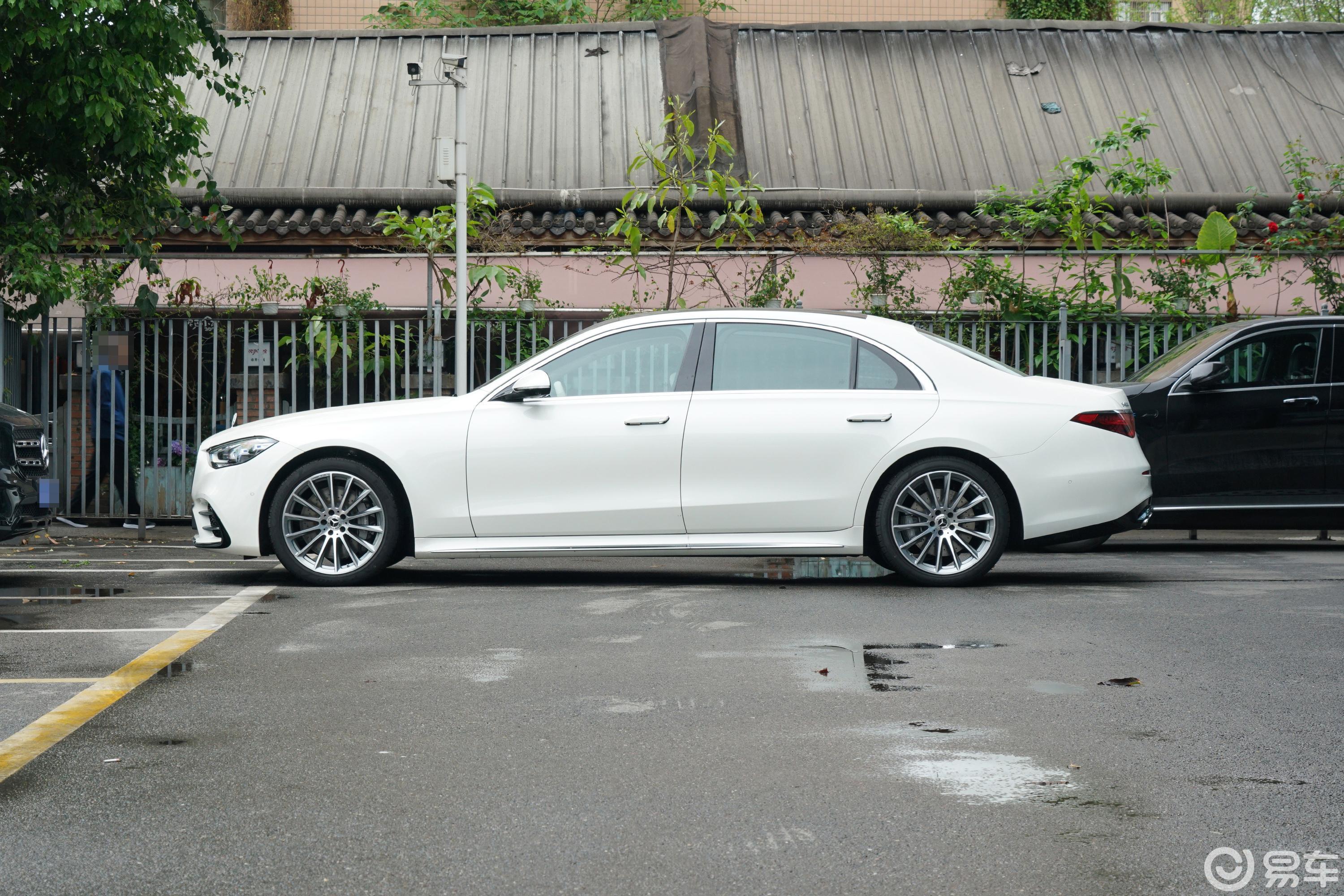 【奔驰S级改款 S 450 L 4MATIC正侧车头向左水平图片-汽车图片大全】-易车