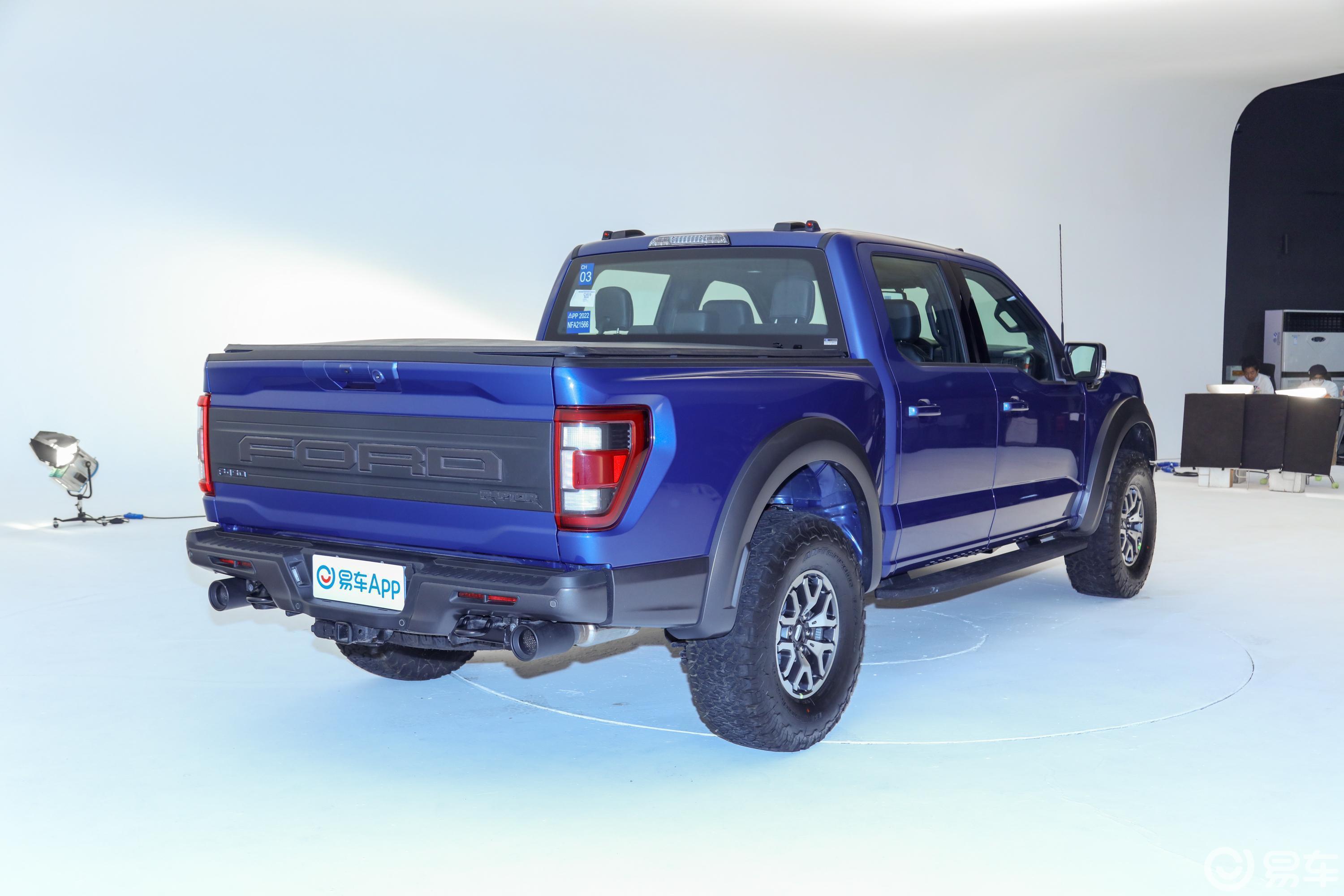 【福特F-1503.5T 猛禽侧后45度车头向右水平图片-汽车图片大全】-易车