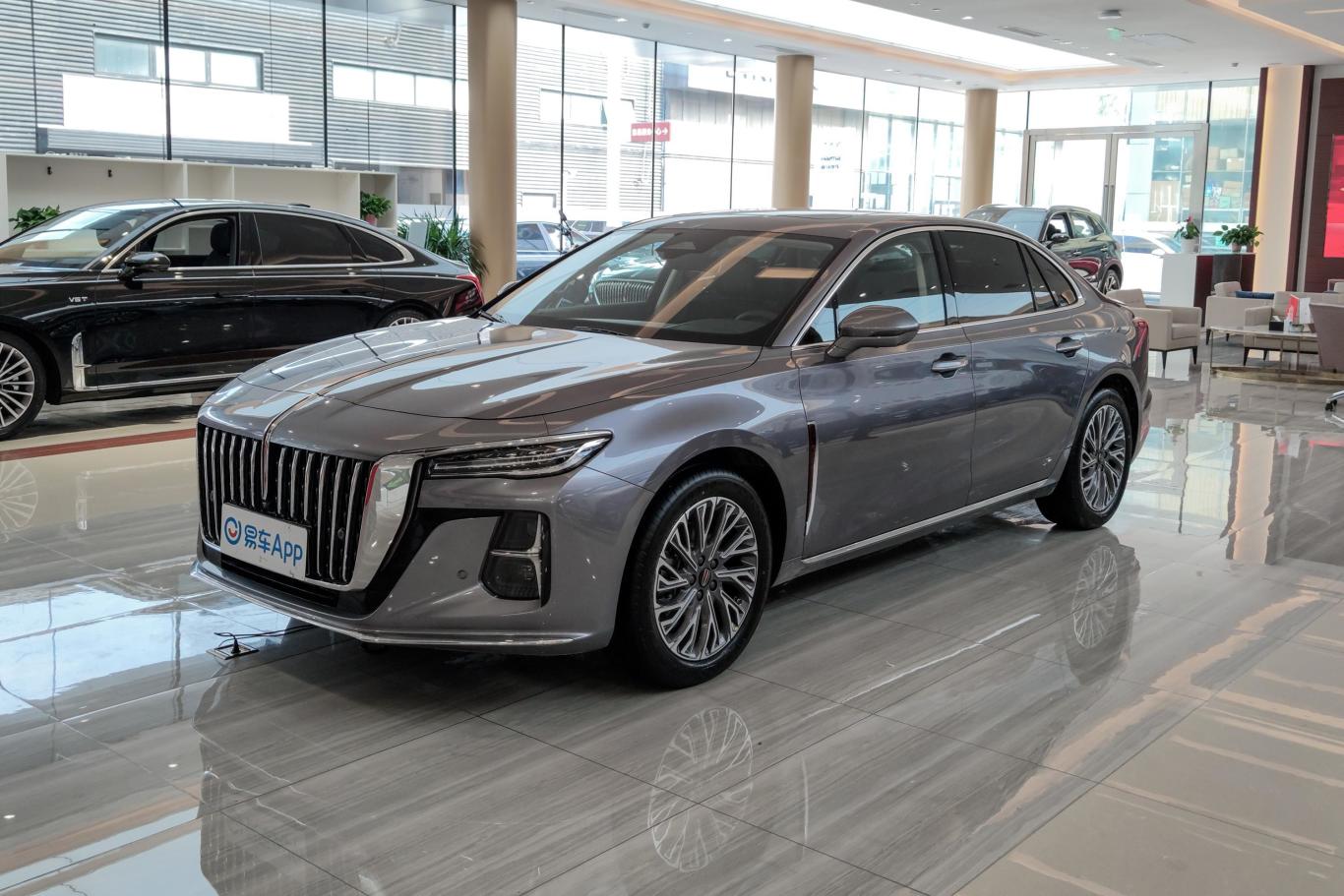 【红旗H52.0T 自动智联旗畅版侧前45度车头向左水平图片-汽车图片大全】-易车