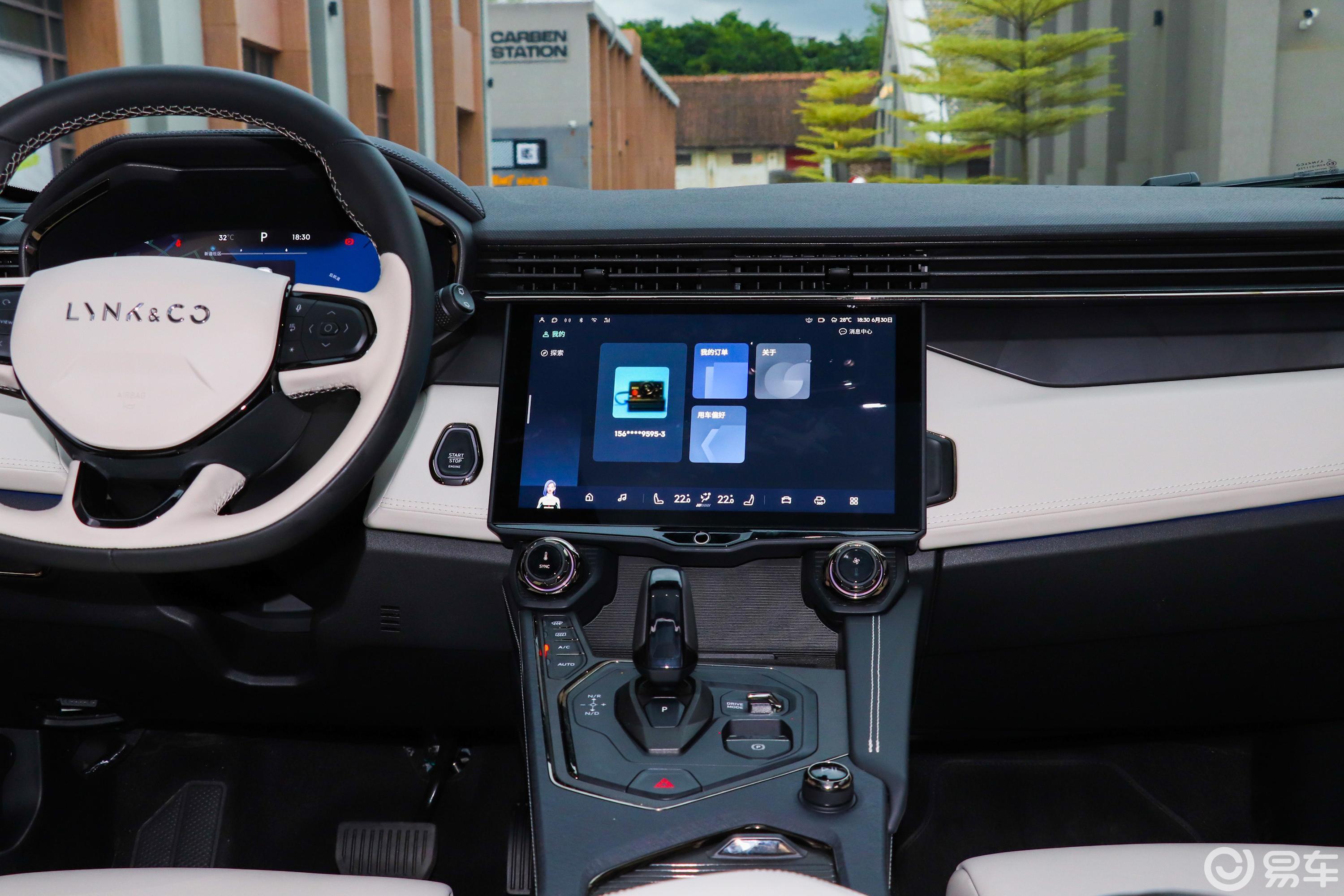 【领克01EM-F 1.5T 两驱晨曦版中控台整体图片-汽车图片大全】-易车