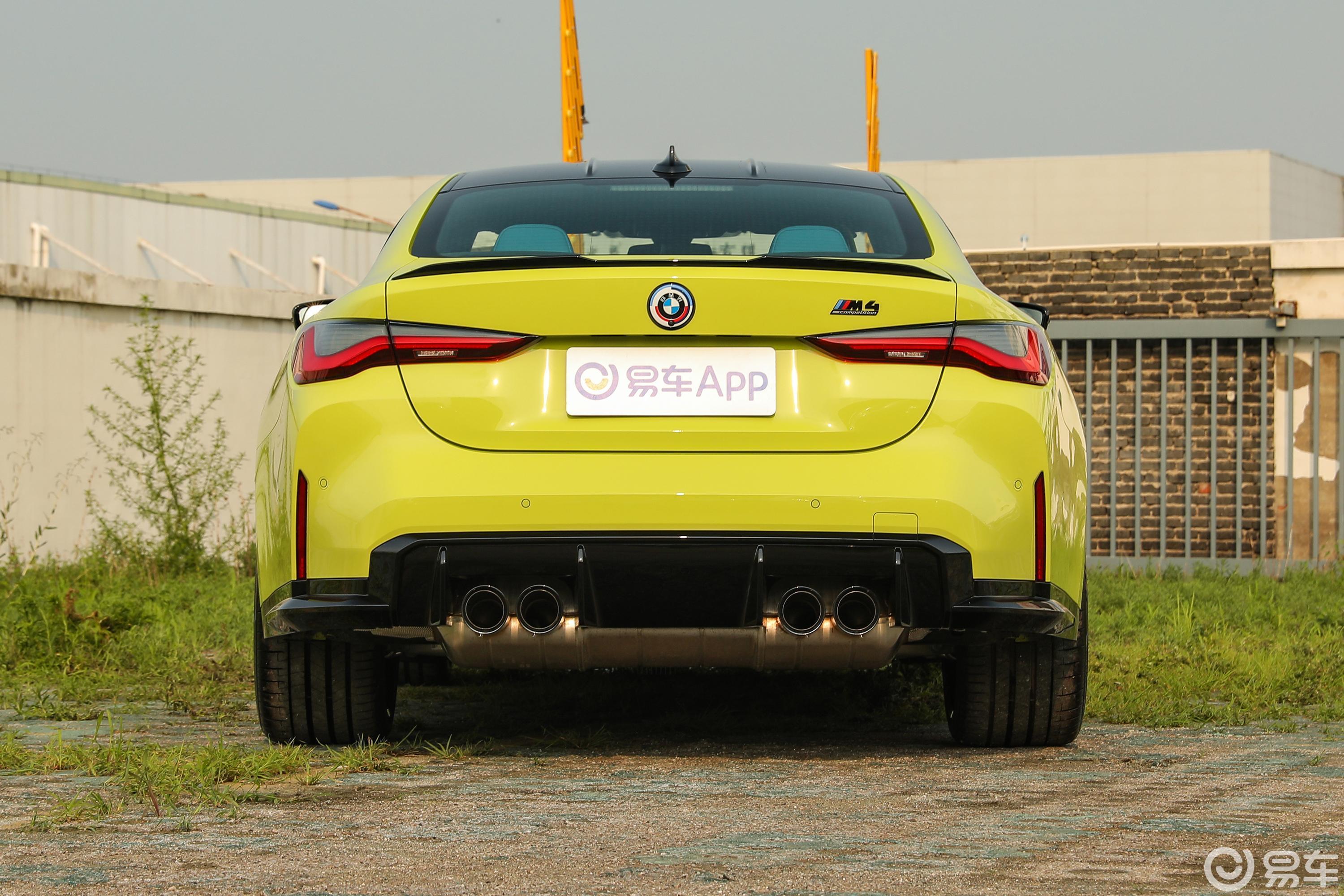 【宝马M450周年版 M4 双门轿跑车 雷霆版正后水平图片-汽车图片大全】-易车