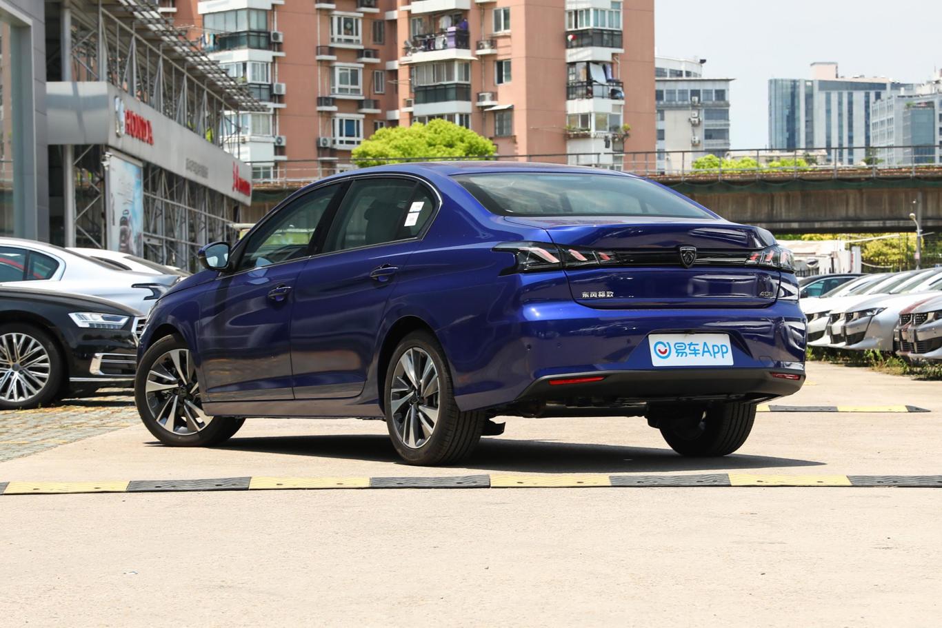 【标致4081.6T 逐梦版侧后45度车头向左水平图片-汽车图片大全】-易车