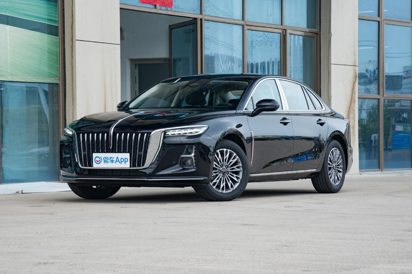 【红旗H52.0T 自动智联旗享版侧前45度车头向左水平图片-汽车图片大全】-易车