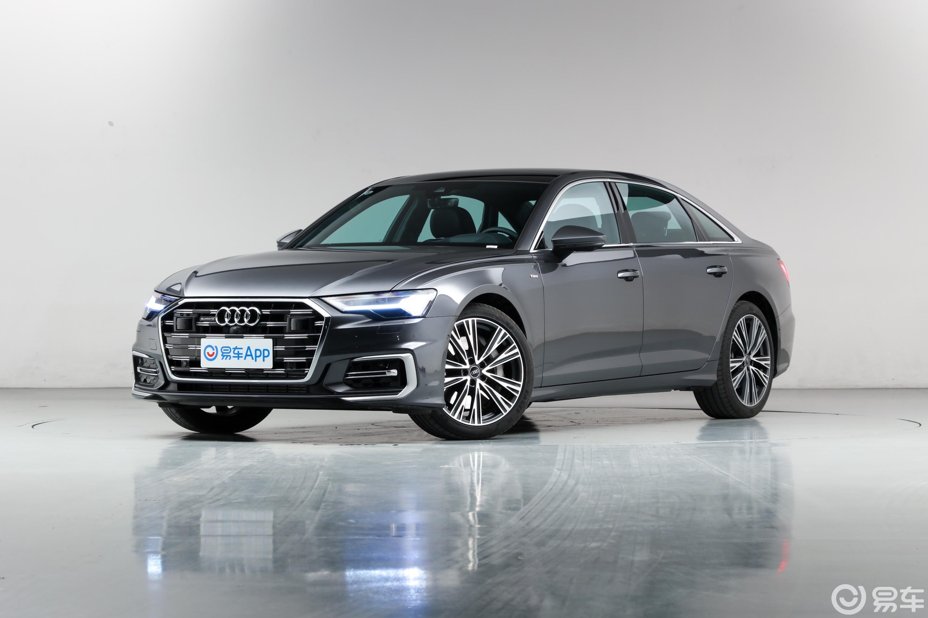 【奥迪A6L55 TFSI quattro 旗舰动感型侧前45度车头向左水平图片-汽车图片大全】-易车