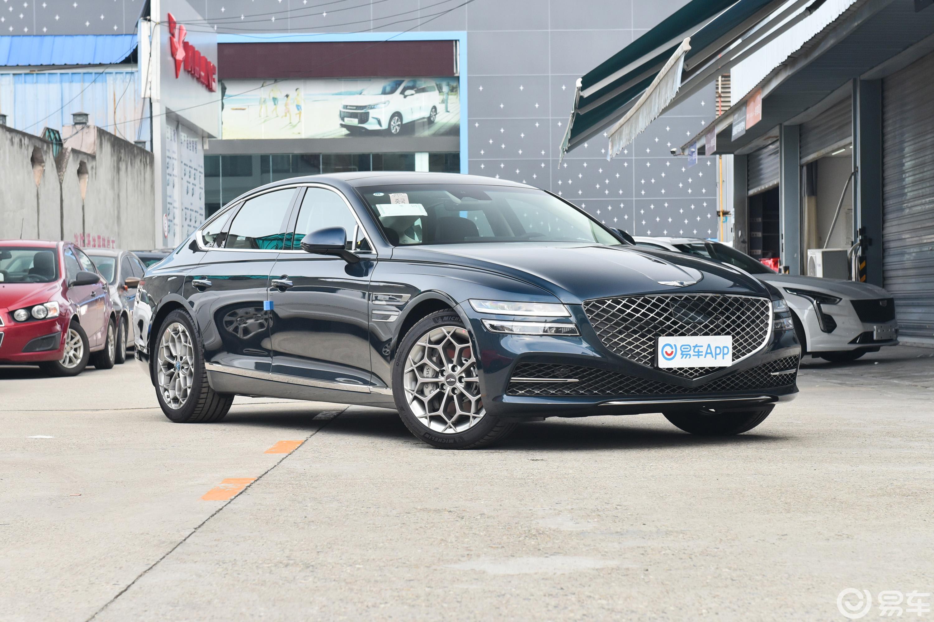 【捷尼赛思G802.5T 两驱 旗舰版侧前45度车头向右水平图片-汽车图片大全】-易车