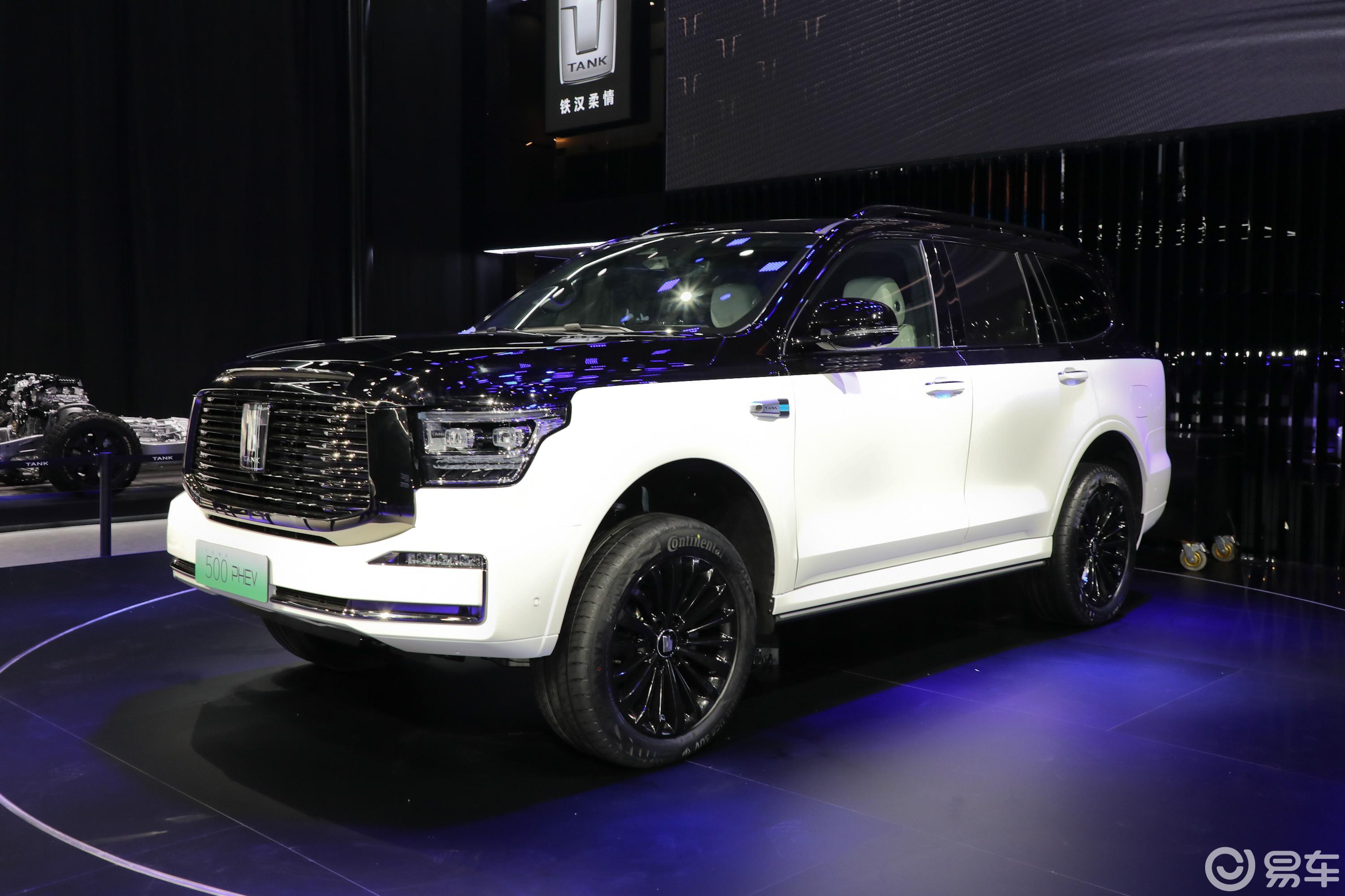 【坦克500新能源2.0T Hi4-T正侧车头向左水平图片-汽车图片大全】-易车