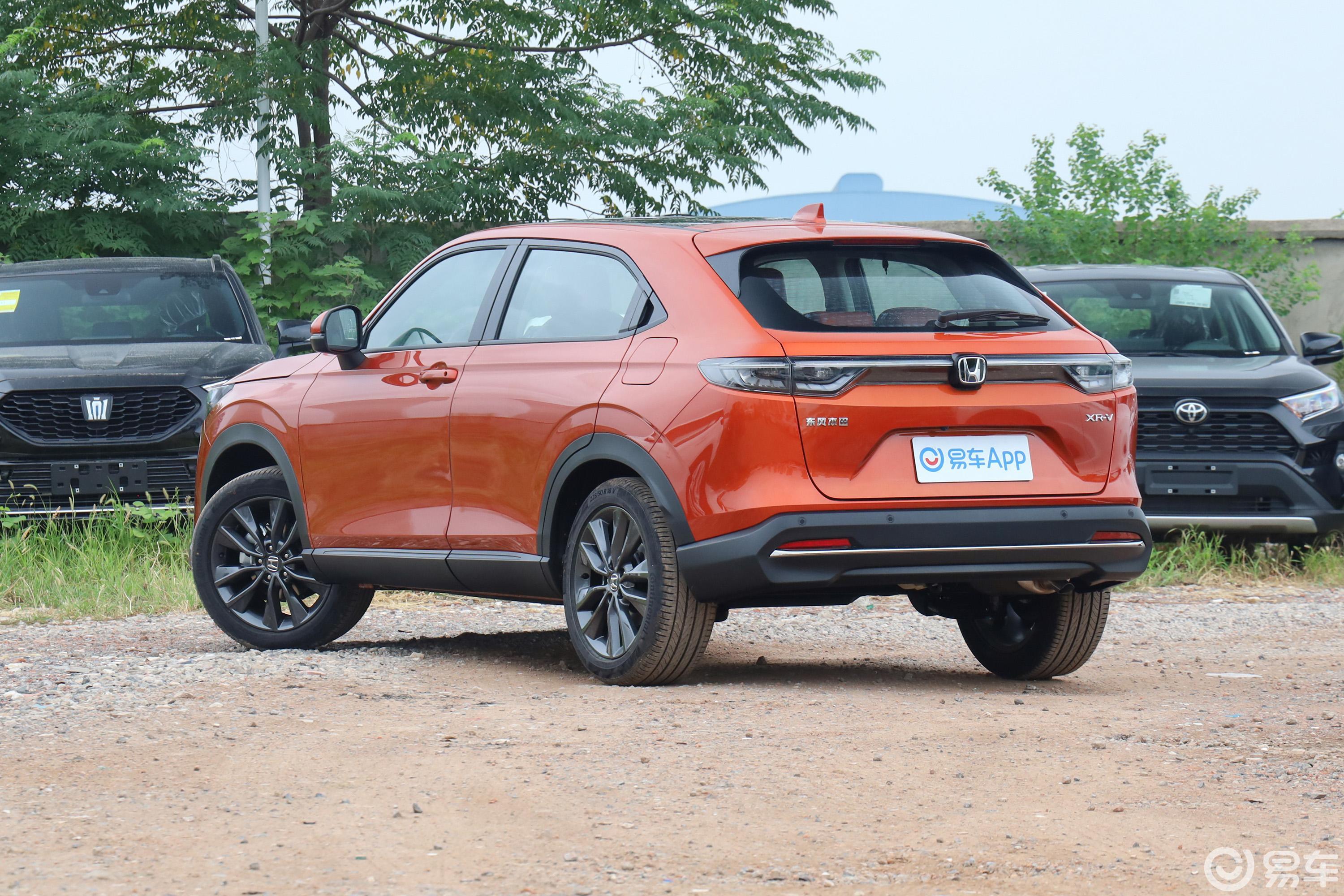 【本田XR-V1.5L 热爱版侧后45度车头向左水平图片-汽车图片大全】-易车