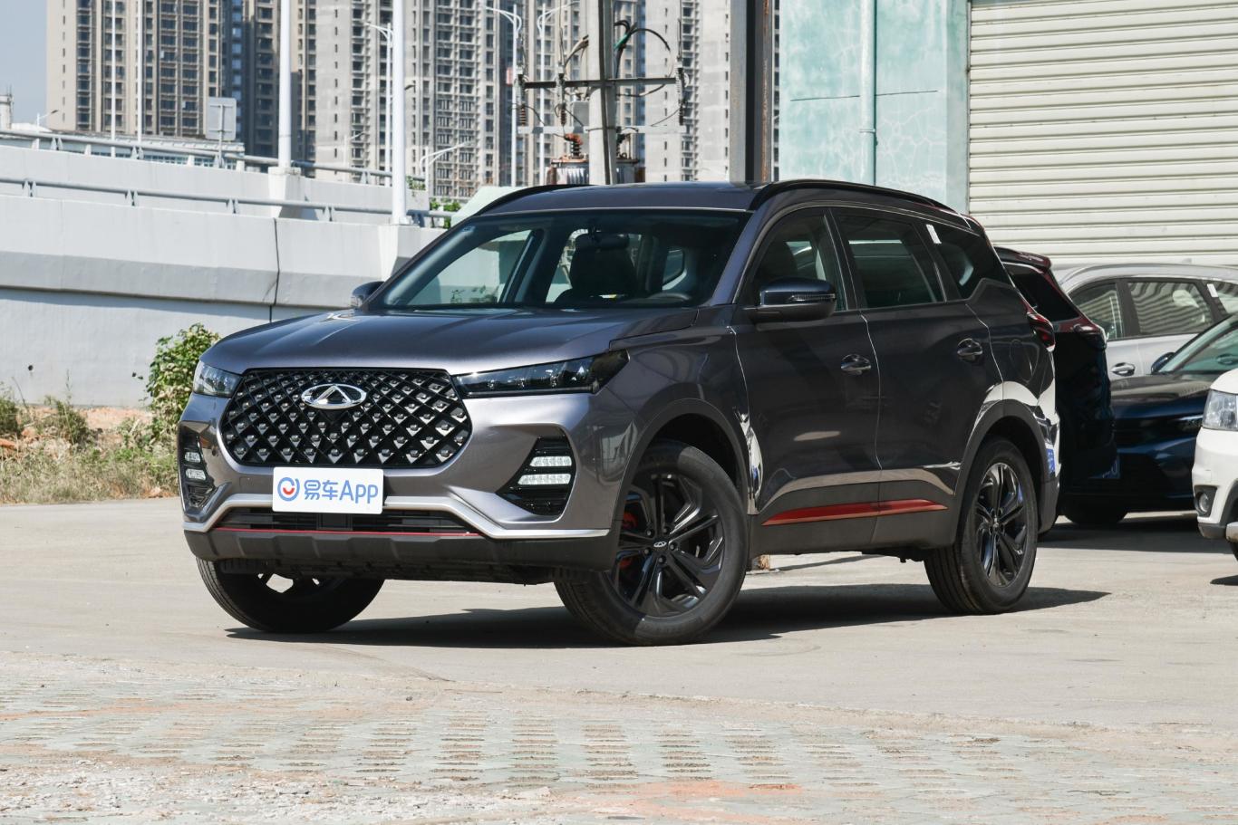 【瑞虎7超能版 1.5T CVT超能勇士+侧前45度车头向左水平图片-汽车图片大全】-易车