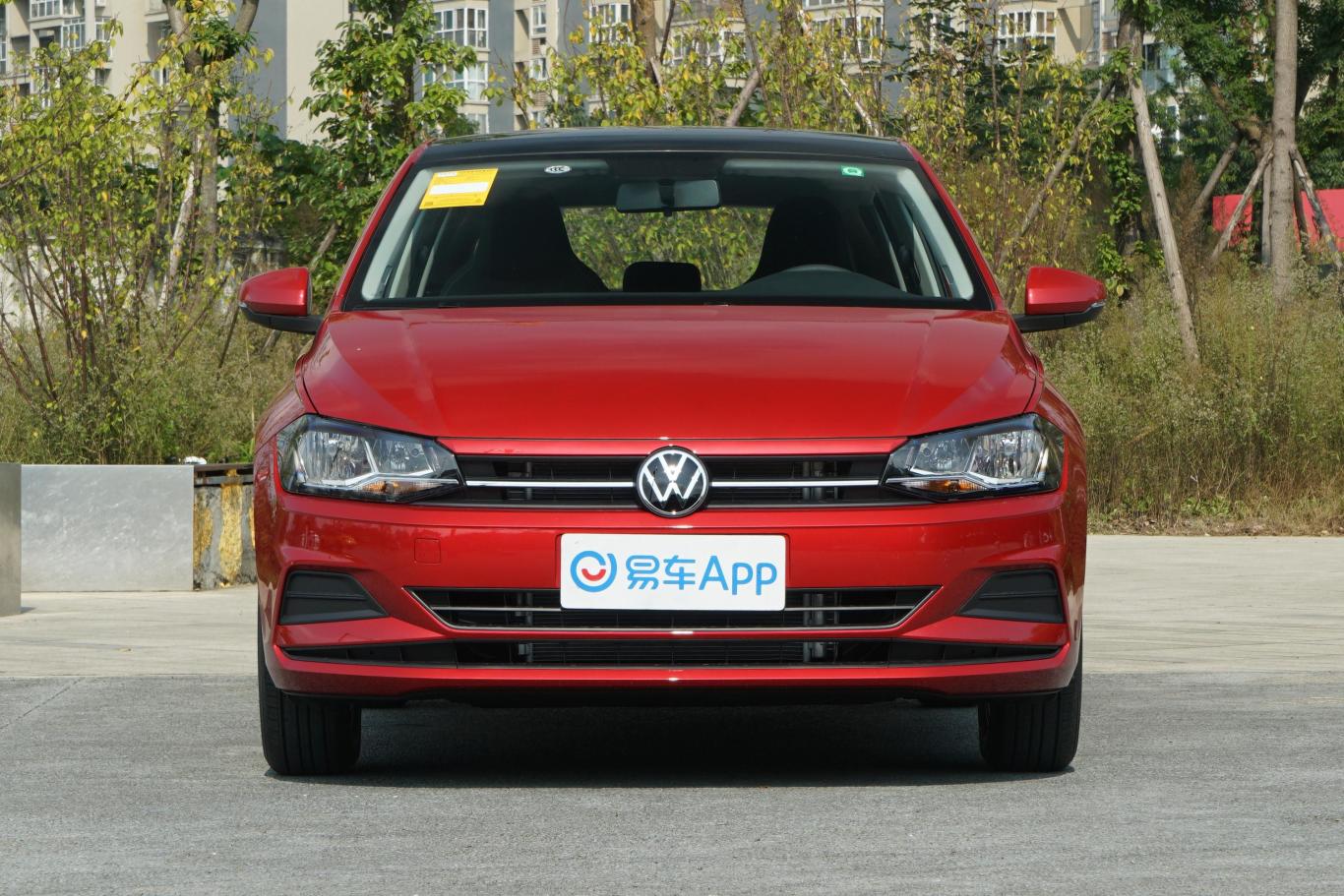 【PoloPlus 1.5L 自动全景乐享版正前水平图片-汽车图片大全】-易车