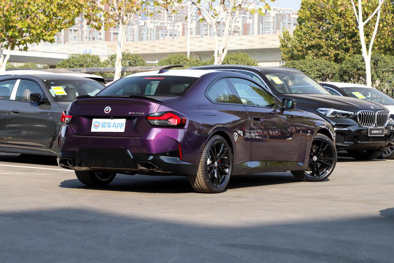 【宝马2系(进口)双门轿跑车 M240i侧后45度车头向右水平图片-汽车图片大全】-易车