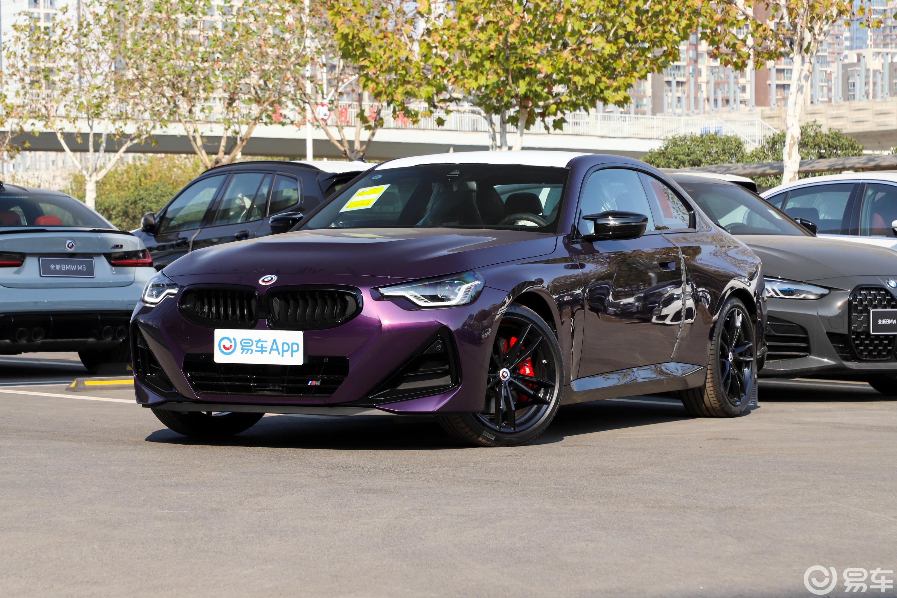 【宝马2系双门轿跑车 M240i侧前45度车头向左水平图片-汽车图片大全】-易车