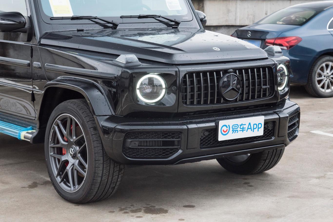 【奔驰G级 AMGAMG G 63 55周年纪念版前格栅侧俯拍图片-汽车图片大全】-易车