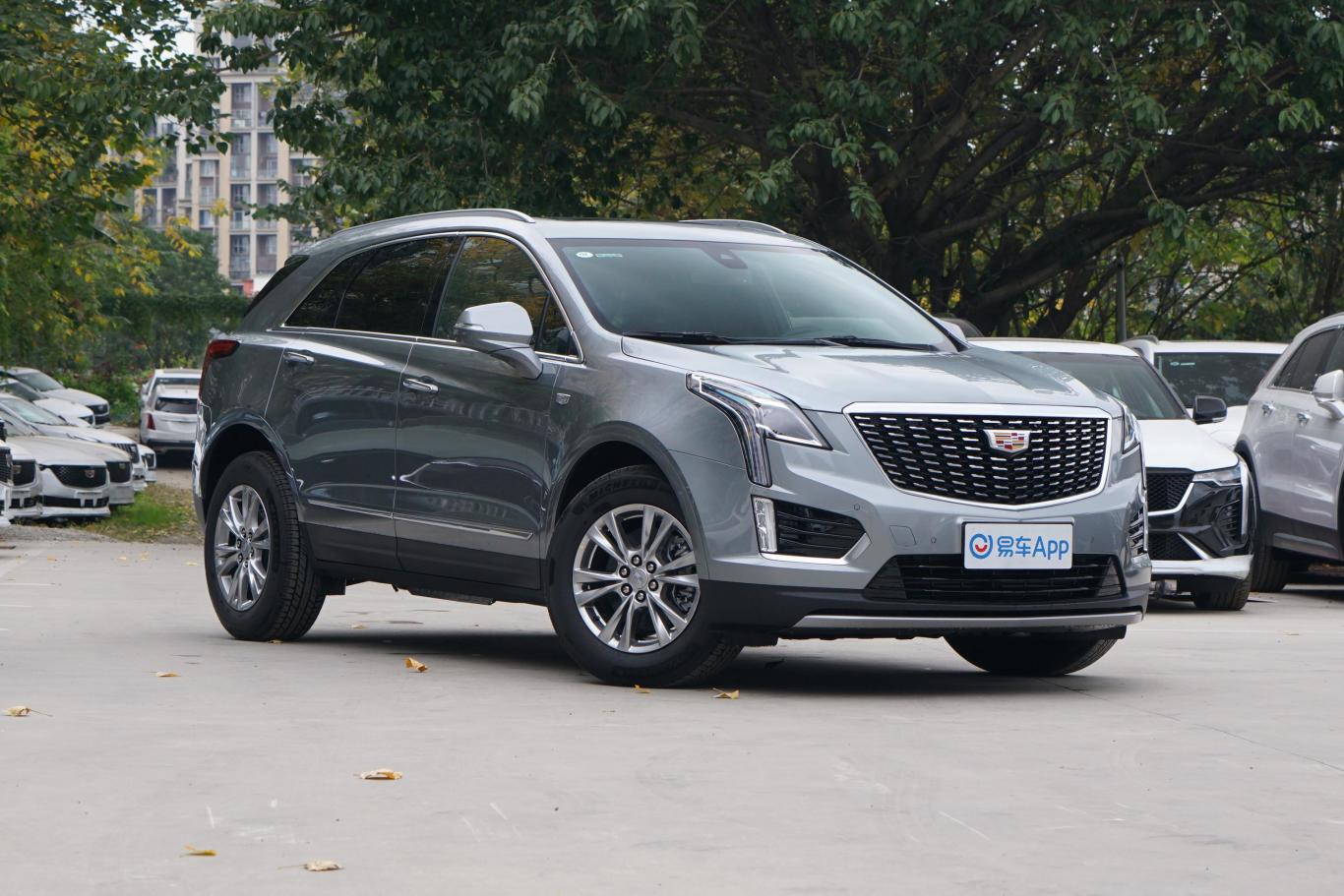【凯迪拉克XT5轻混 2.0T 两驱风尚型侧前45度车头向右水平图片-汽车图片大全】-易车