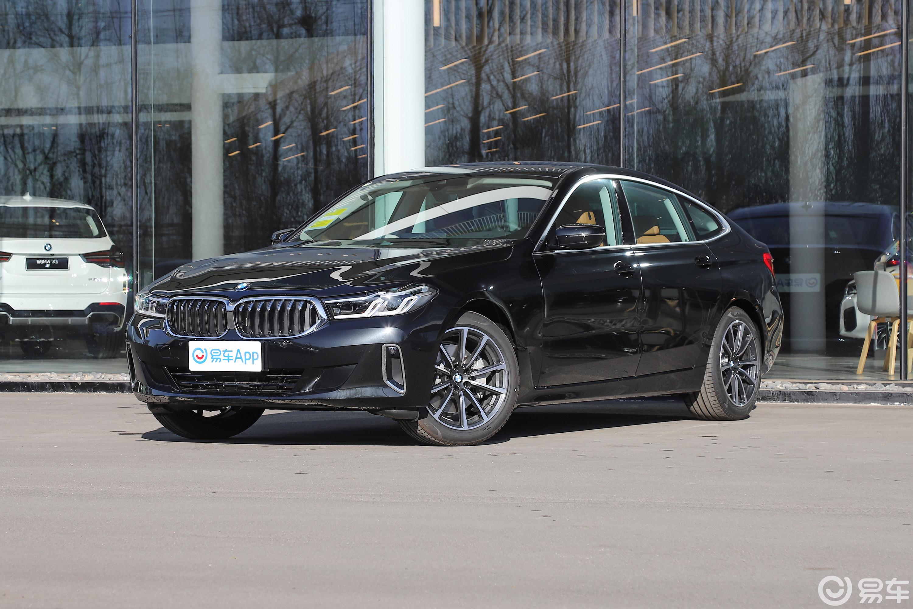 【宝马6系GT630i 豪华设计套装侧前45度车头向左水平图片-汽车图片大全】-易车