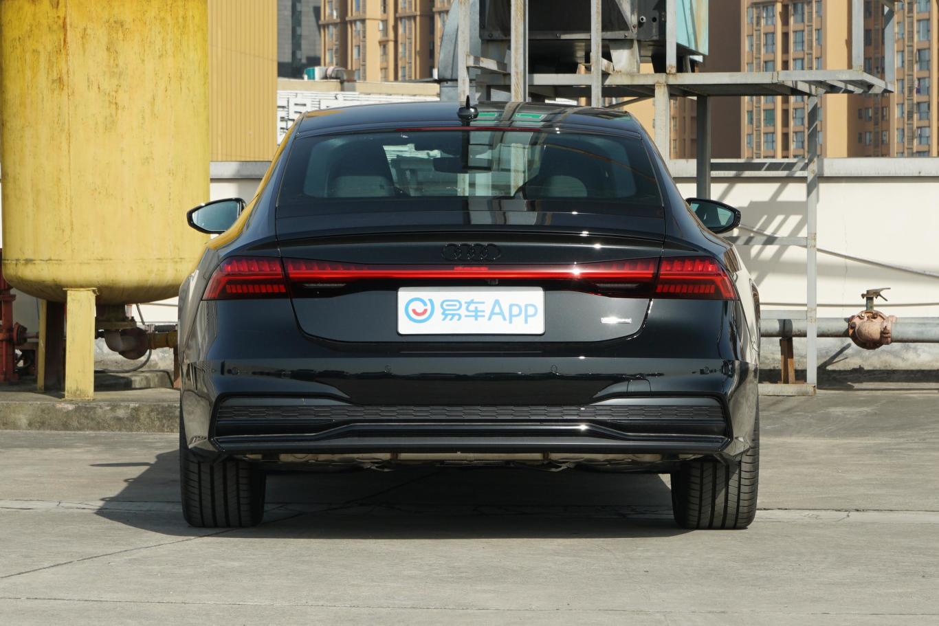 【奥迪A755 TFSI quattro 尊享型正后水平图片-汽车图片大全】-易车