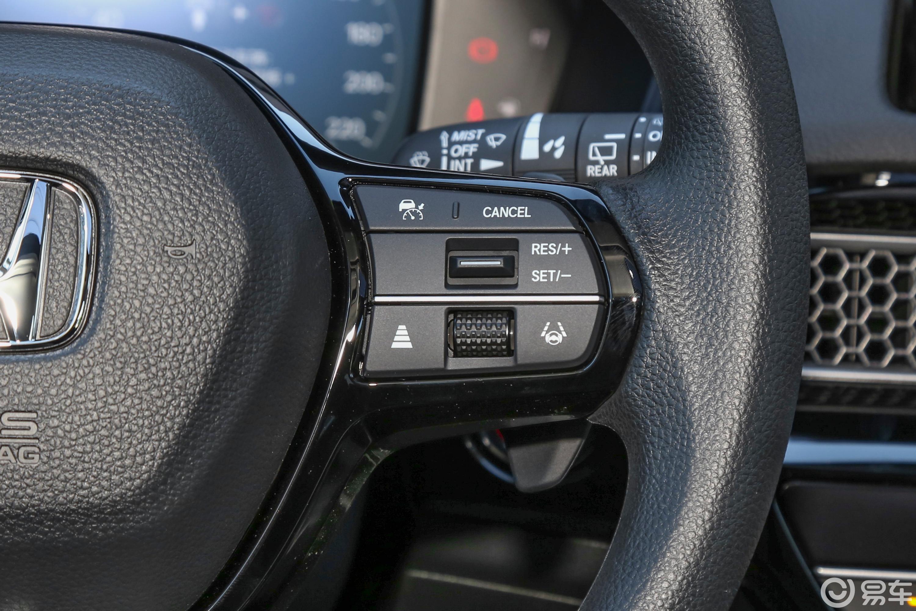【思域HATCHBACK e:HEV 2.0L E-CVT极曜版右侧方向盘功能按键图片-汽车图片大全】-易车