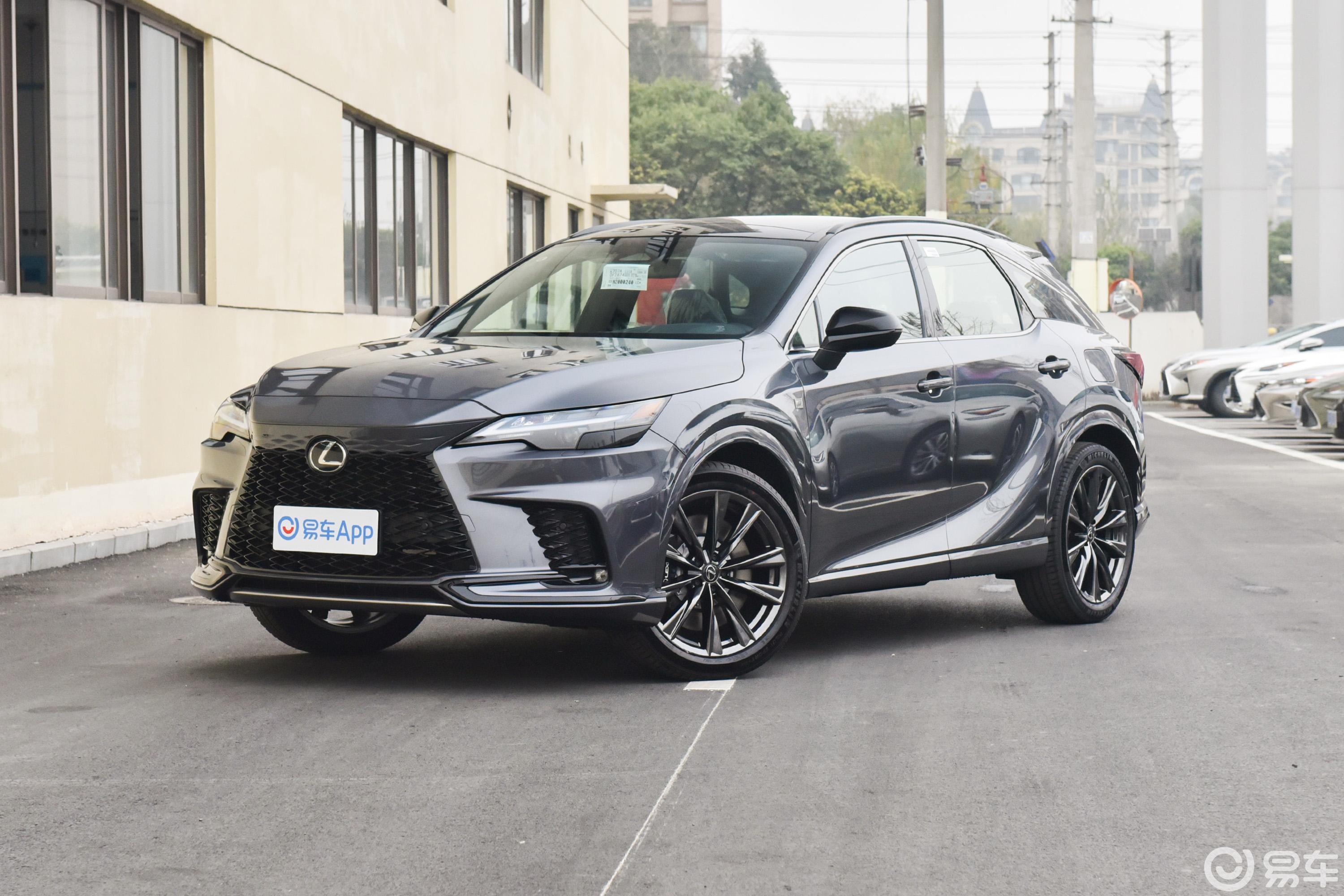 【雷克萨斯RX500h 四驱F SPORT Performance侧前45度车头向左水平图片-汽车图片大全】-易车