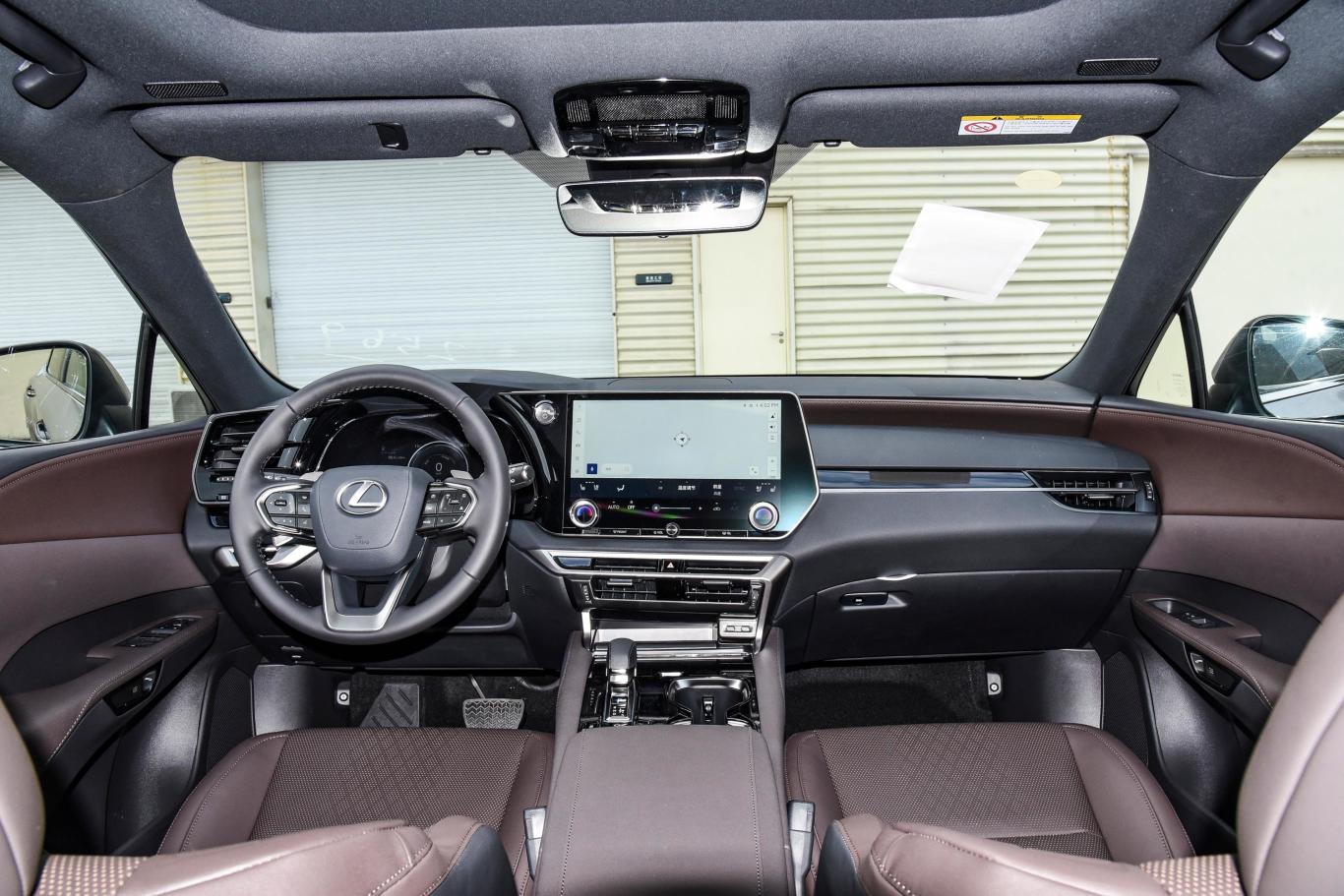 【雷克萨斯RX350h 四驱醇享版内饰全景正拍图片-汽车图片大全】-易车