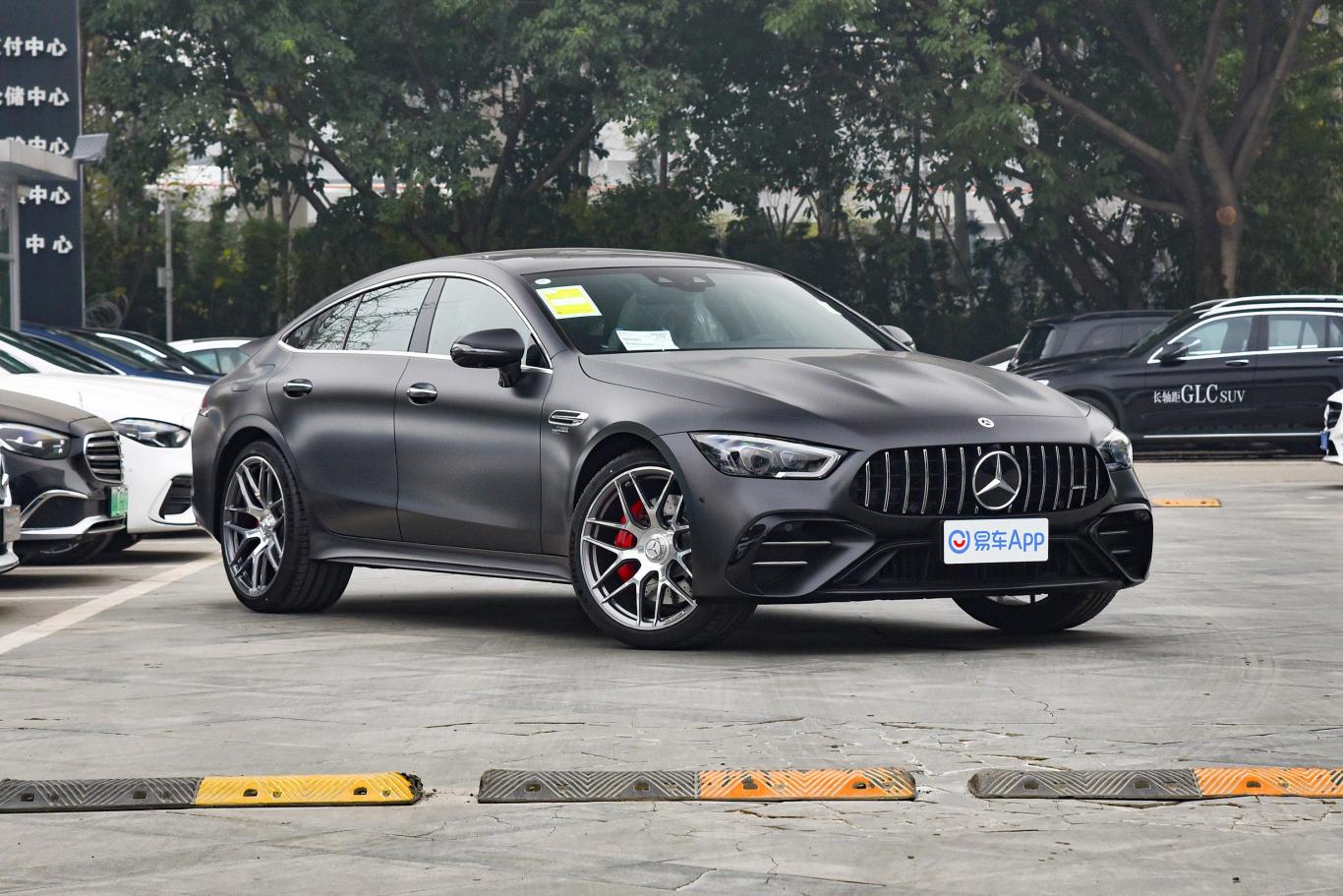【奔驰GT AMGAMG GT 50 4MATIC+ 四门跑车侧前45度车头向右水平图片-汽车图片大全】-易车