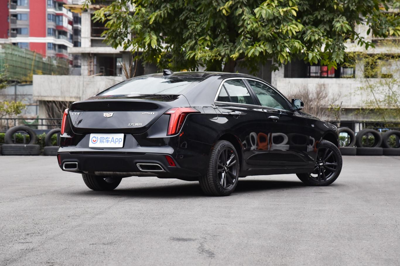 【凯迪拉克CT425T 豪华版侧后45度车头向右水平图片-汽车图片大全】-易车