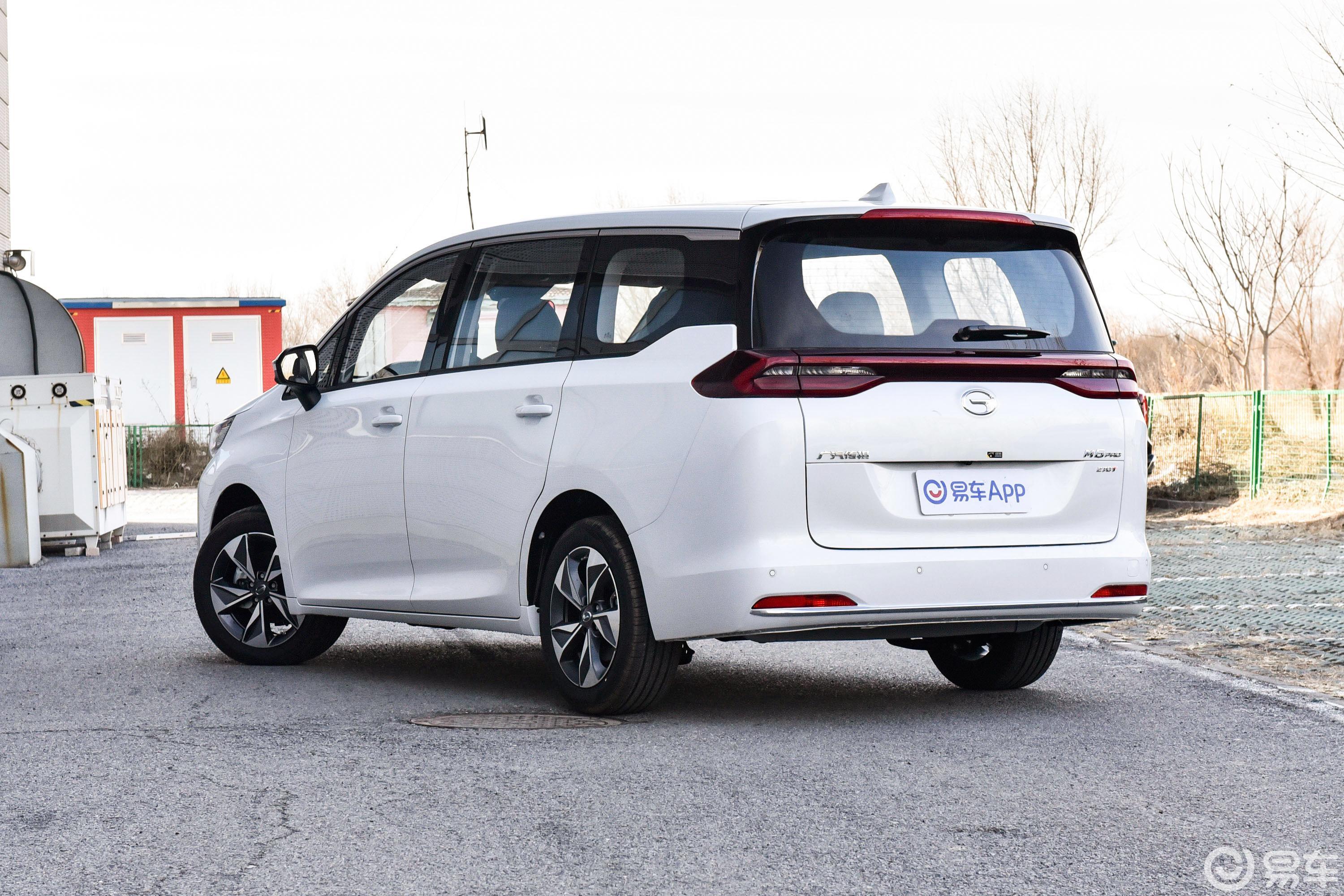 【传祺M6Pro 270T 尊享版侧后45度车头向左水平图片-汽车图片大全】-易车