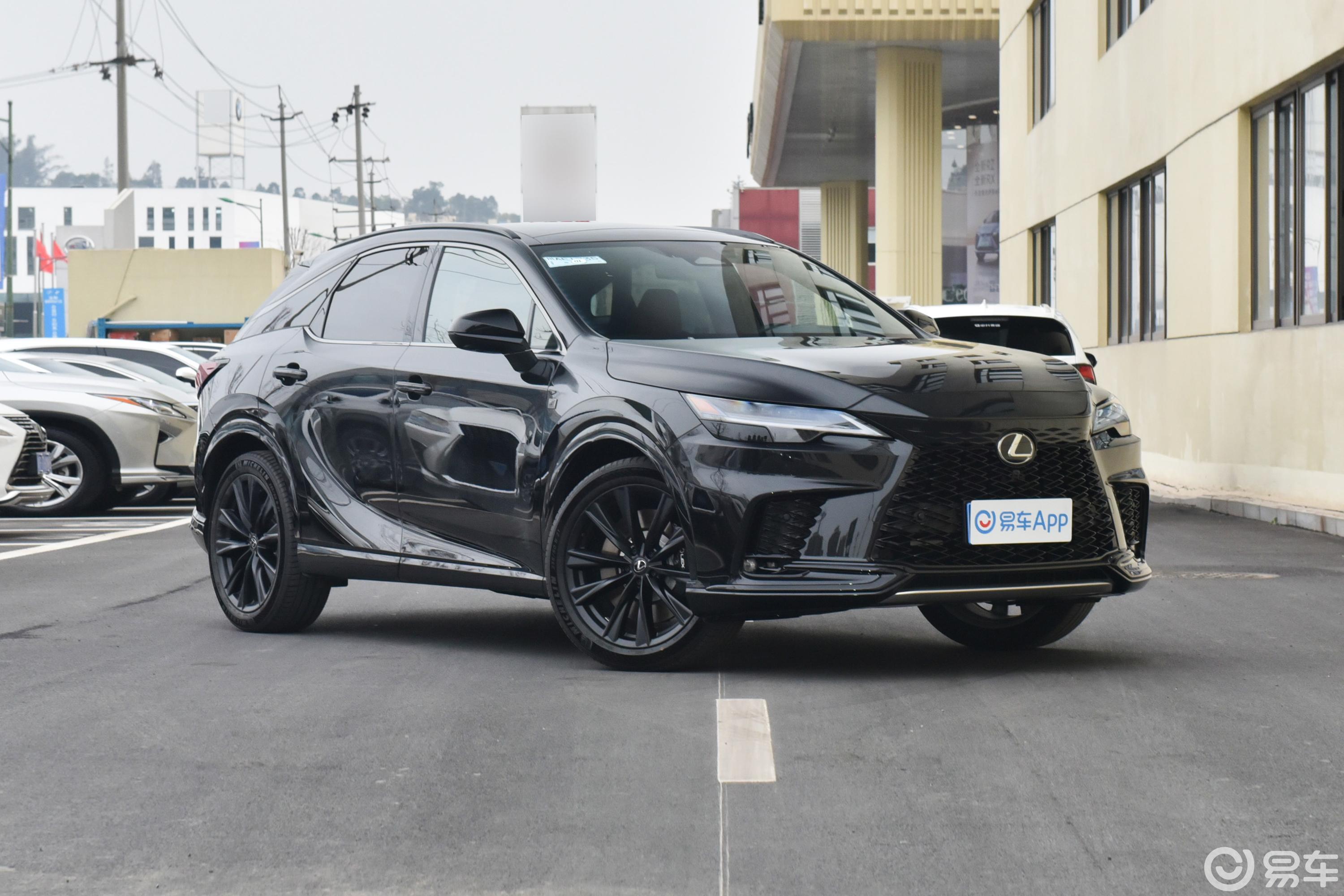 【雷克萨斯RX500h 四驱F SPORT Performance侧前45度车头向右水平图片-汽车图片大全】-易车