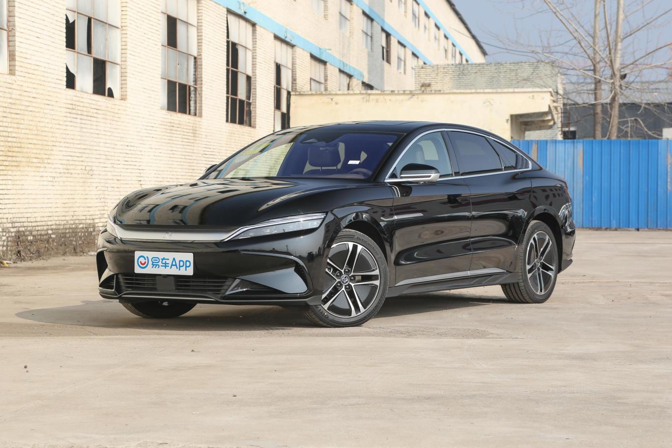 【汉EV 冠军版 605km 前驱尊贵型侧前45度车头向左水平图片-汽车图片大全】-易车