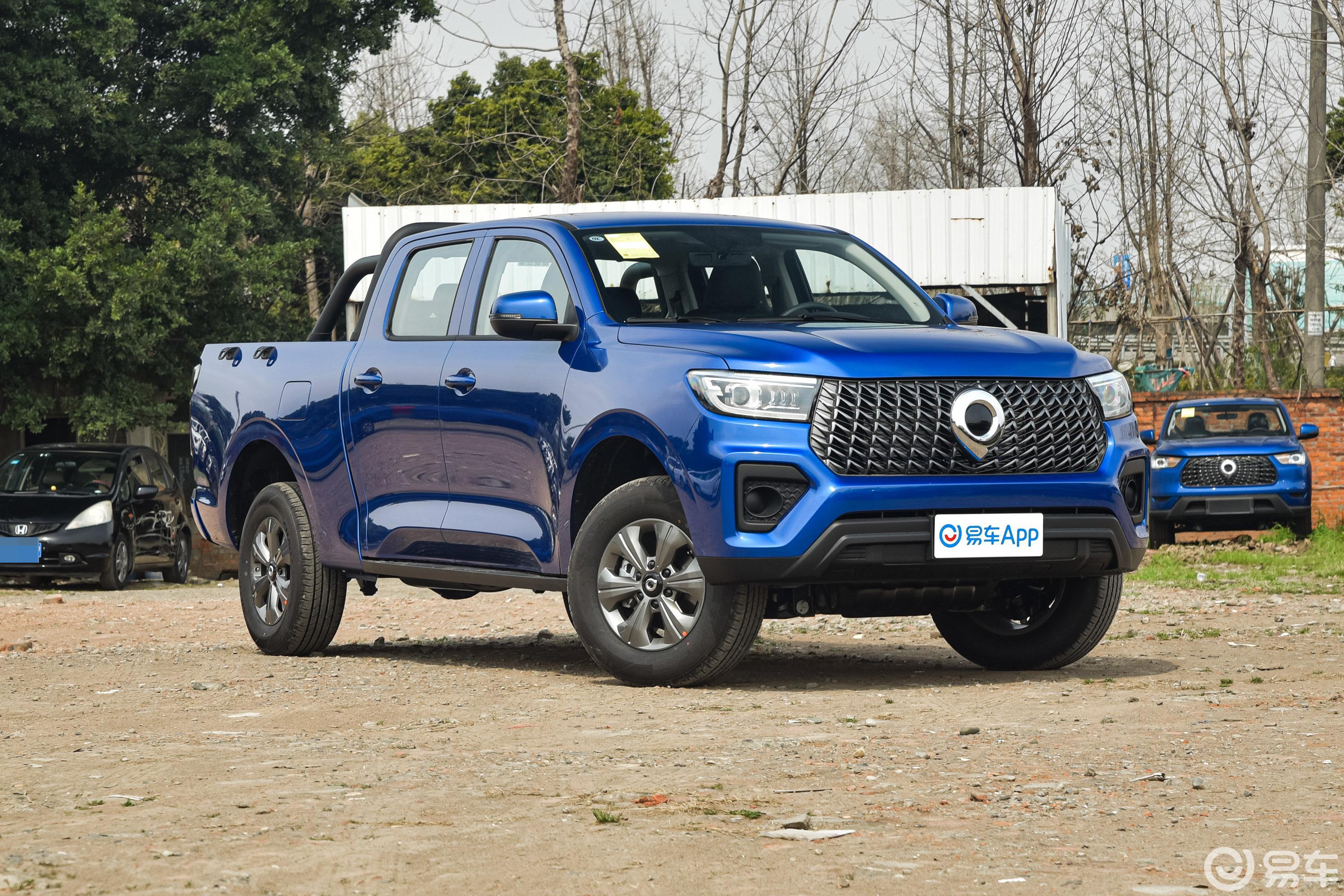 【炮商用版 2.0T 自动四驱大双精英型 汽油侧前45度车头向右水平图片-汽车图片大全】-易车