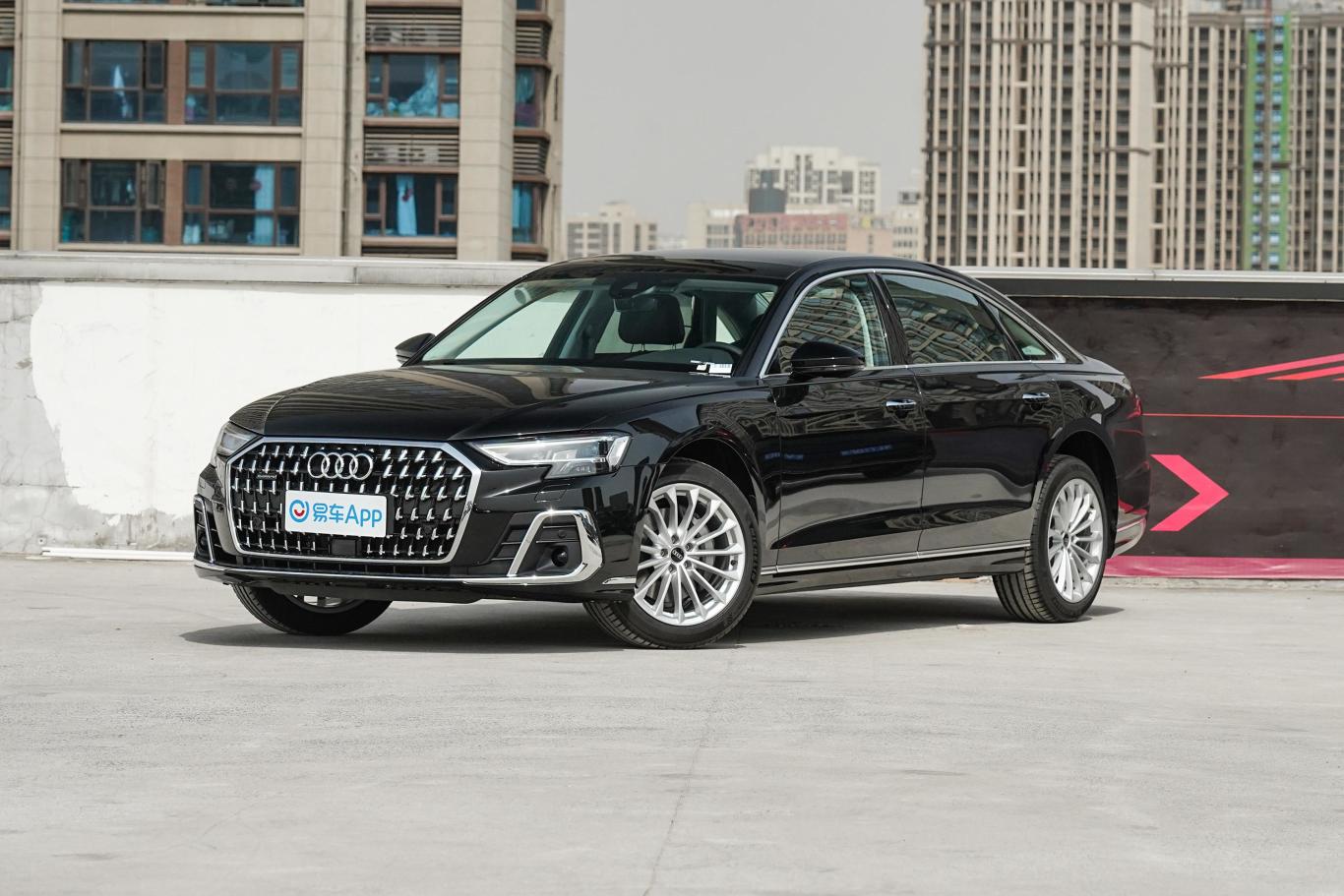 【奥迪A8改款 A8L 45 TFSI quattro 豪华型侧前45度车头向左水平图片-汽车图片大全】-易车