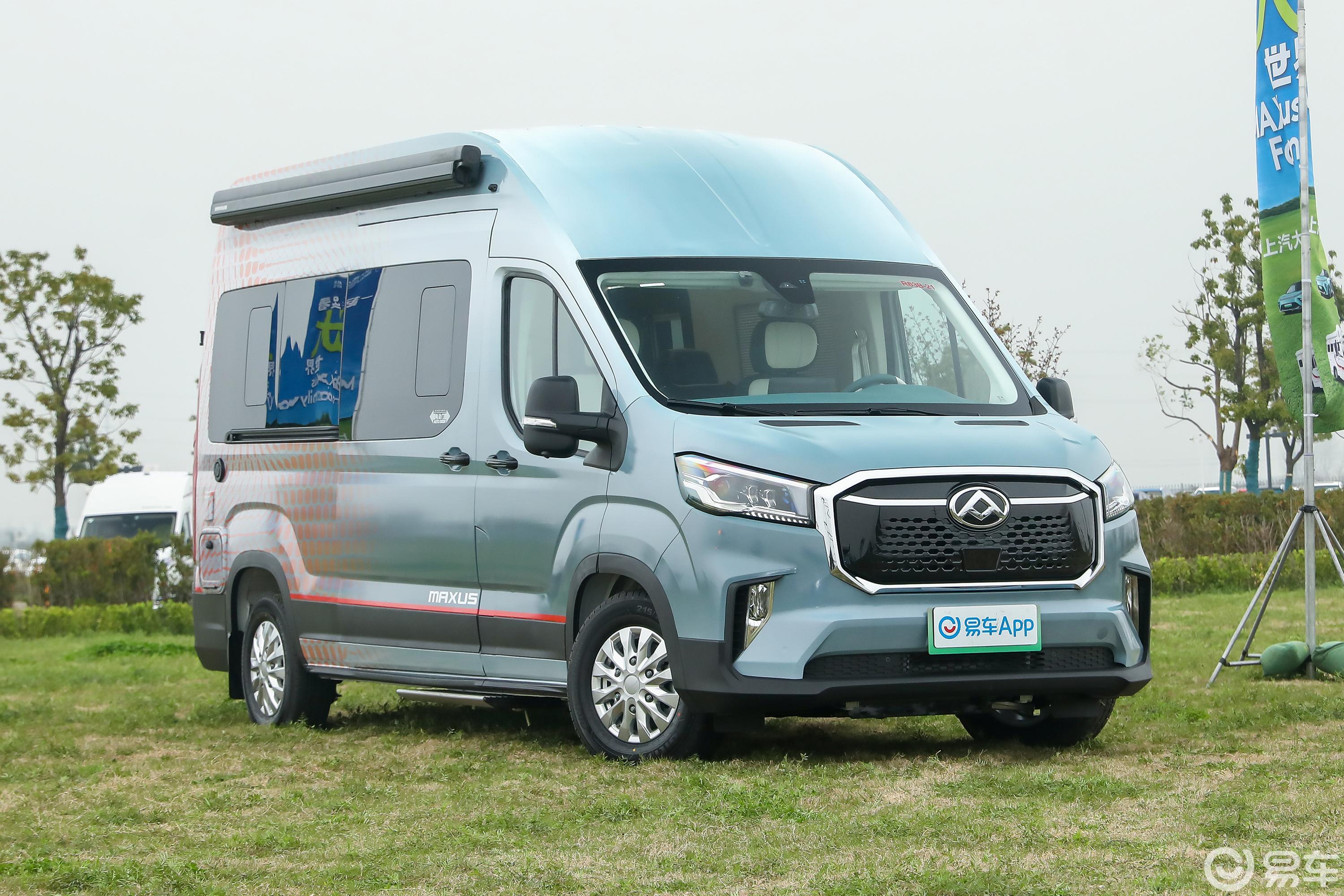 【上汽大通MAXUS 新途EV90旅行家侧前45度车头向右水平图片-汽车图片大全】-易车