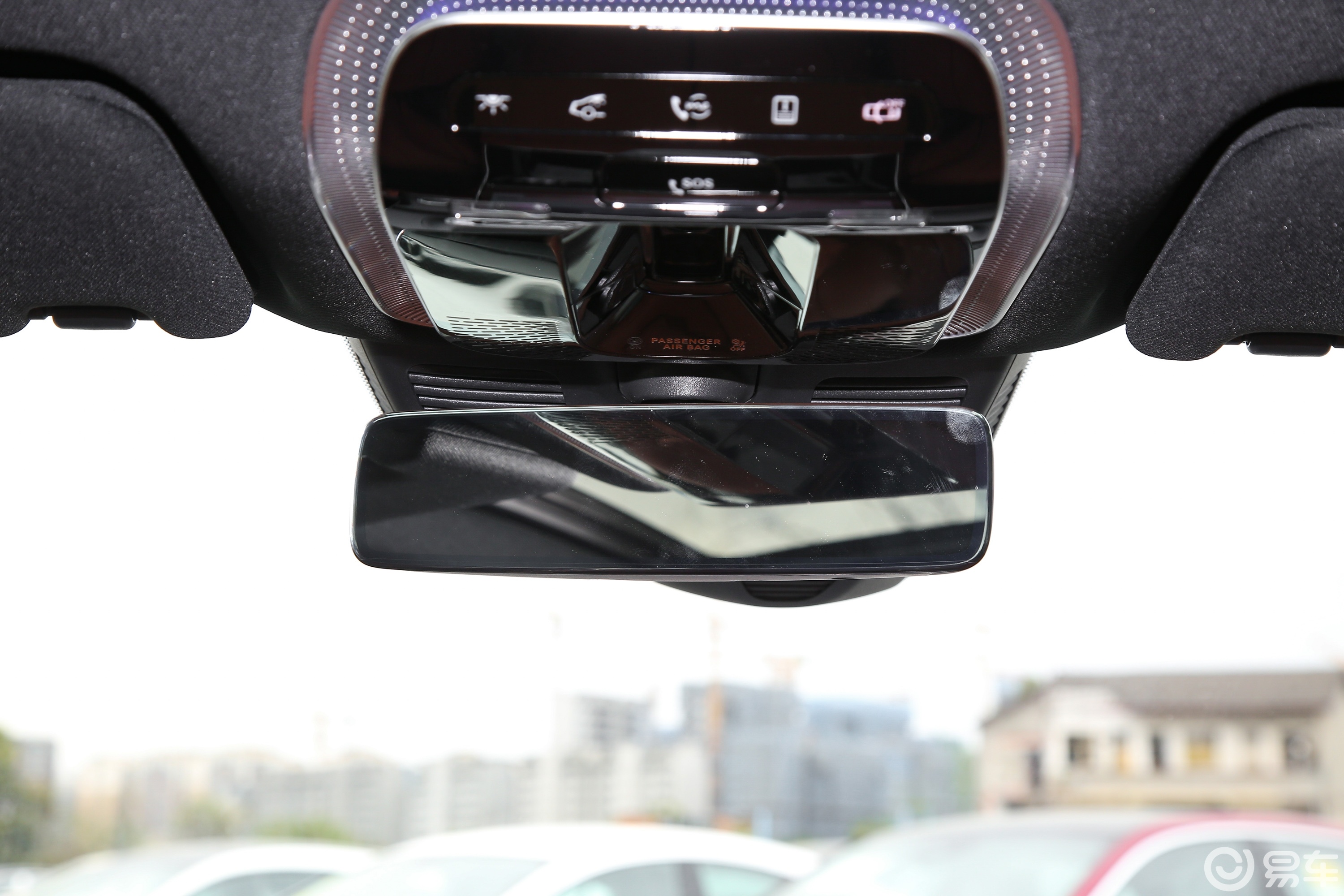 【奔驰S级改款 S 400 L 商务型内后视镜图片-汽车图片大全】-易车