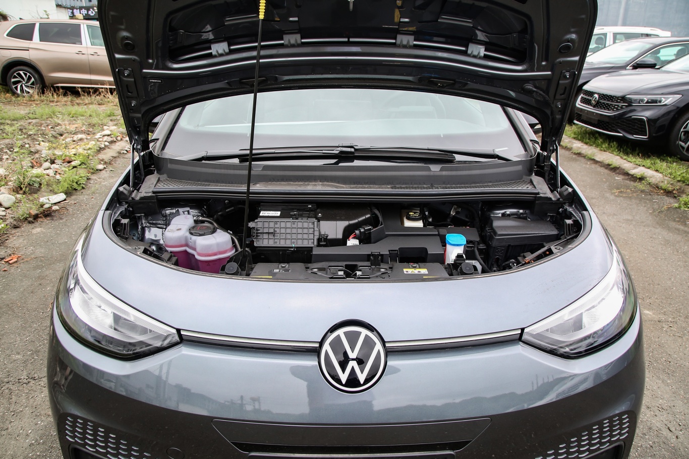 【大众ID.3升级款 450km 纯净智享版发动机舱整体图片-汽车图片大全】-易车