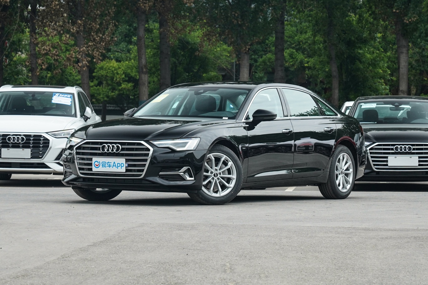 【奥迪A6L改款 40 TFSI 豪华致雅型侧前45度车头向左水平图片-汽车图片大全】-易车