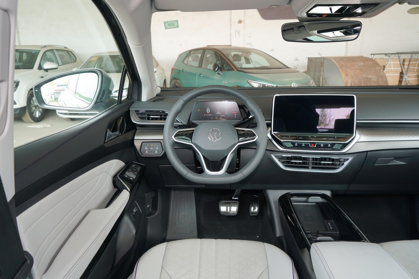 【ID.6 X升级款 617km 极智长续航版 6座驾驶位区域图片-汽车图片大全】-易车