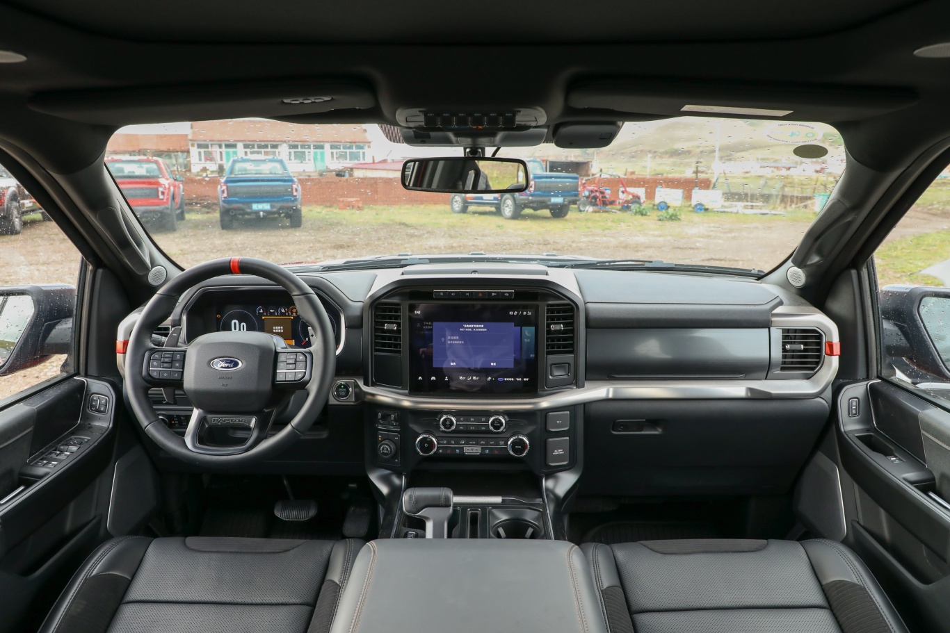 【福特F-1503.5T 猛禽烈焰风暴特别版内饰全景正拍图片-汽车图片大全】-易车
