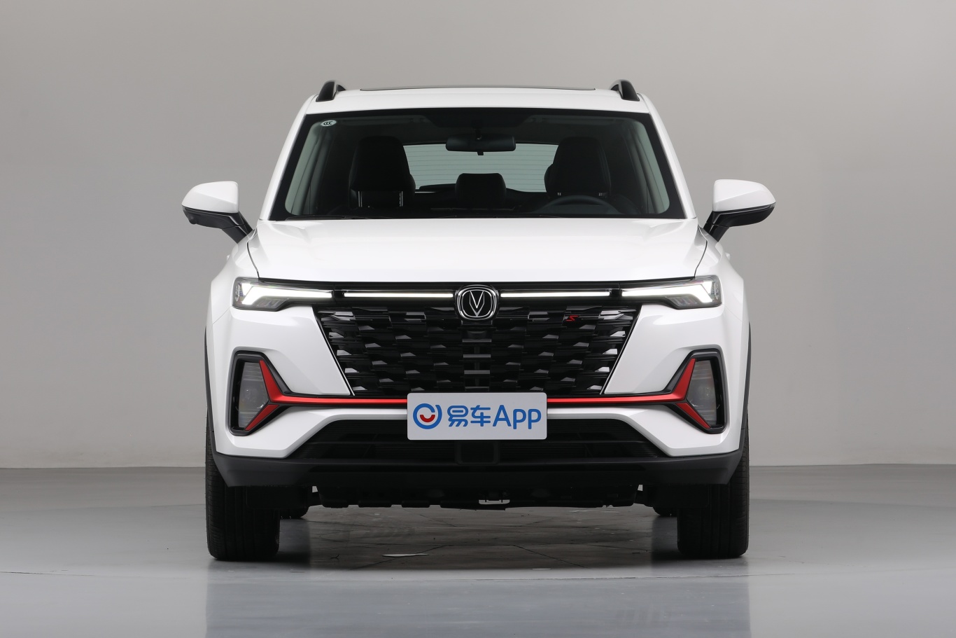 【长安CS35PLUS畅享版 蓝鲸NE 1.4T 豪华型正前水平图片-汽车图片大全】-易车